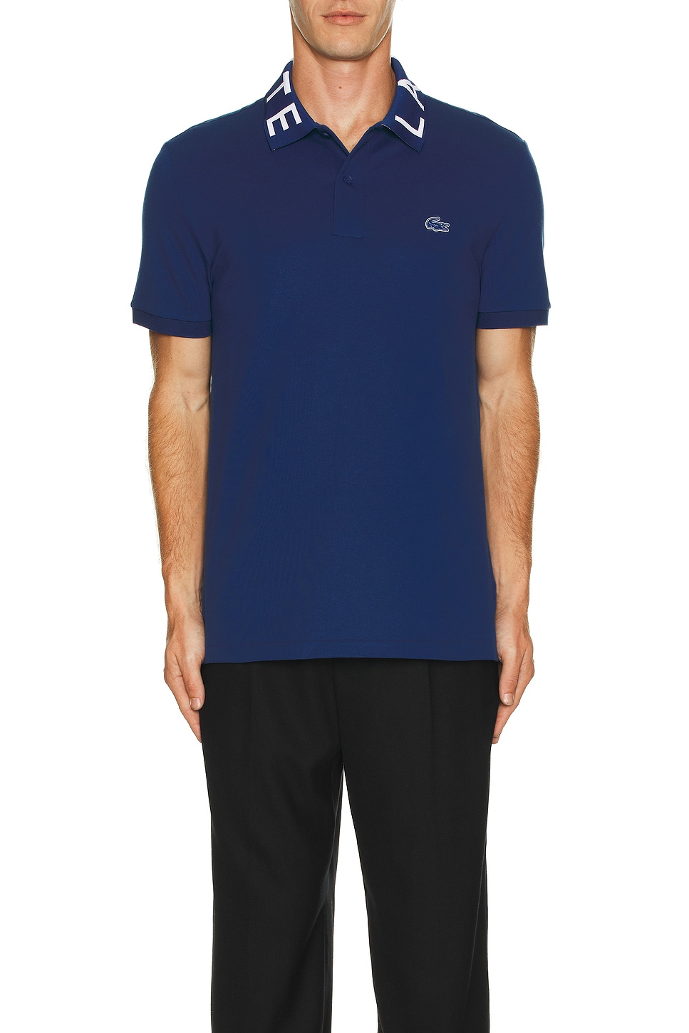 Lacoste Slim Fit Semi Fancy Polo in Blue | REVOLVE Lacoste Slim Fit Semi Fancy Polo in Blue | REVOLVE