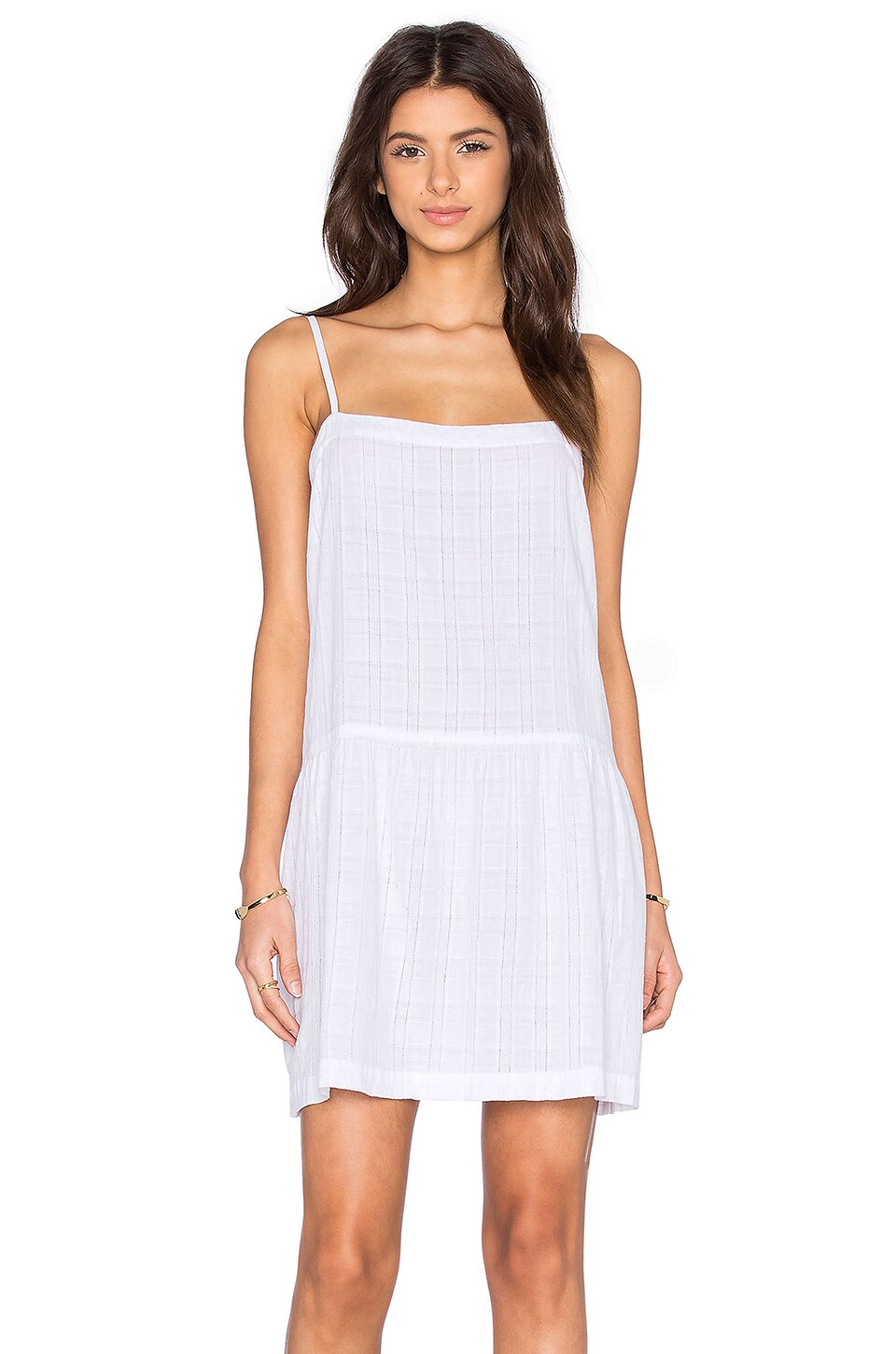 LACAUSA Maybelle Dress in Whitewash | REVOLVE