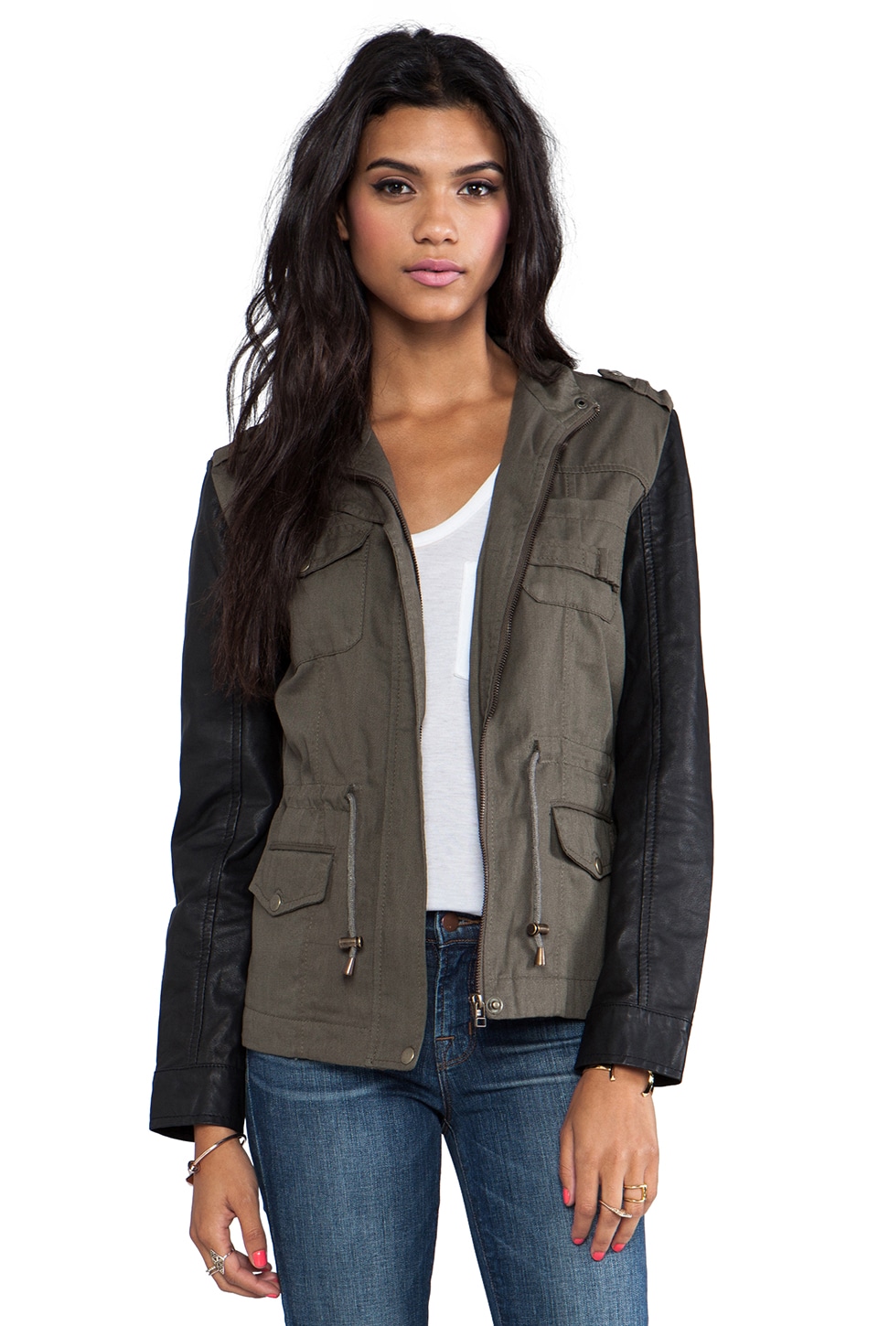 Ladakh Marlon Jacket in Khaki | REVOLVE