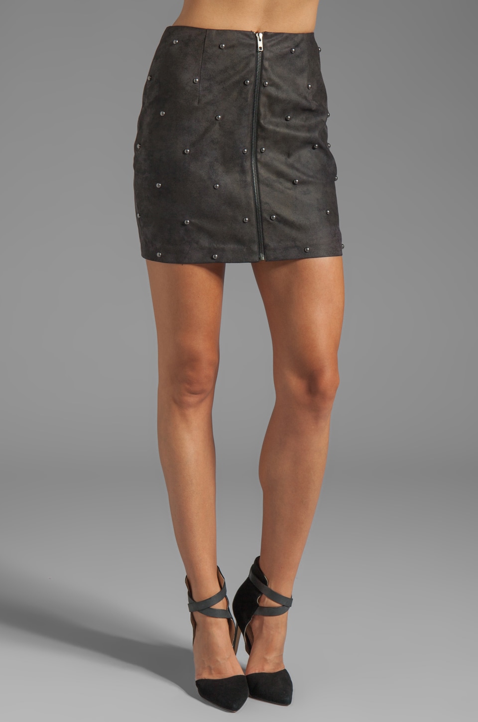 Ladakh Rita Stud Skirt in Black | REVOLVE
