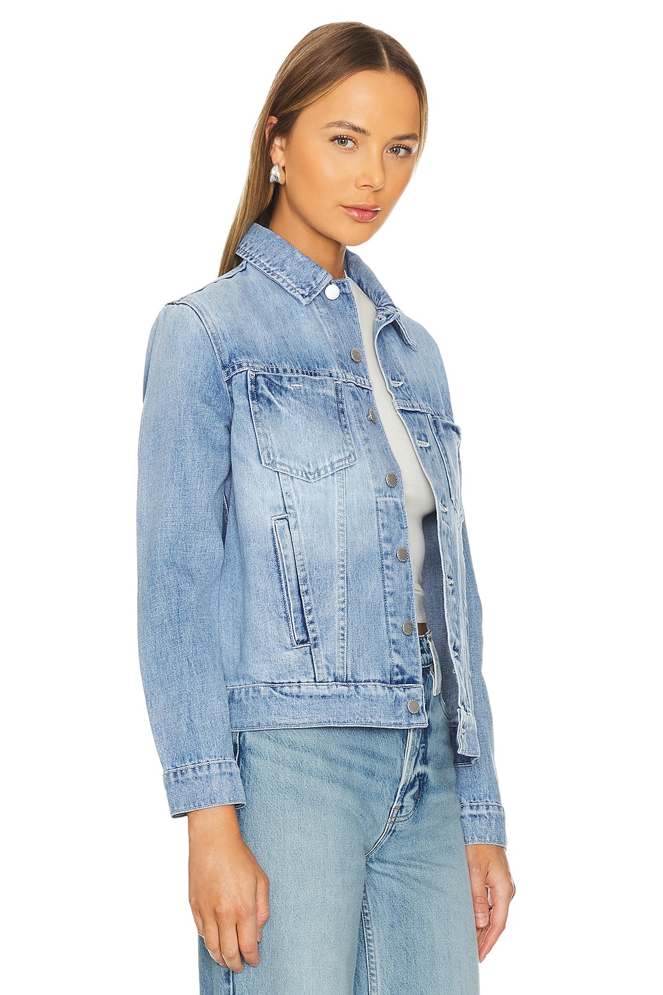 L'AGENCE Mack Oversized Jacket in Palisade | REVOLVE