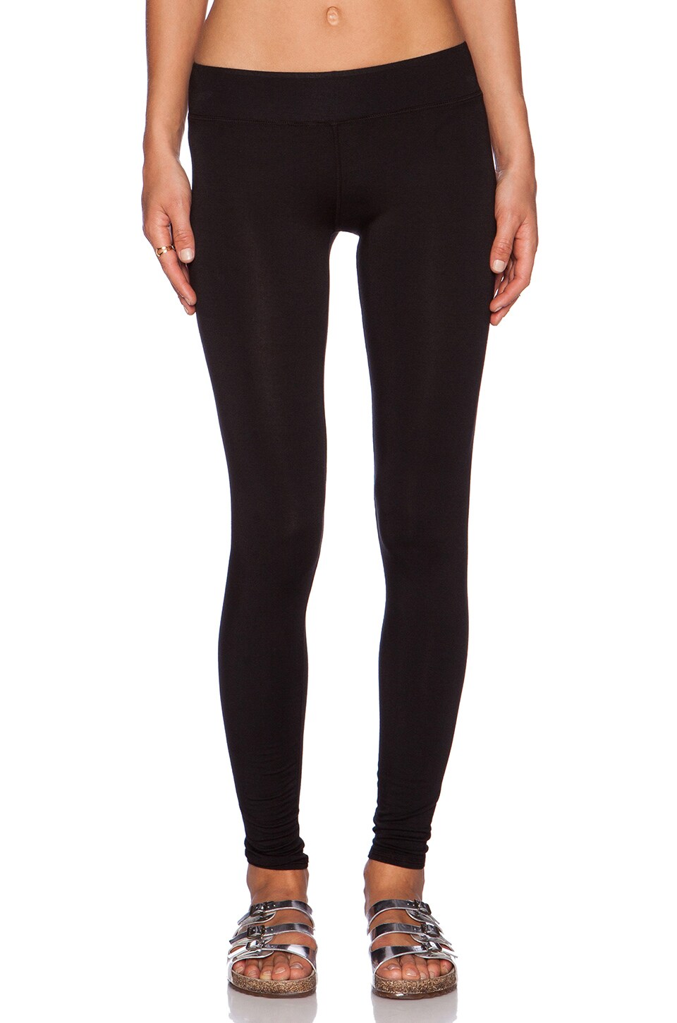 LA Made Lounge Skinny Legging in Black | REVOLVE