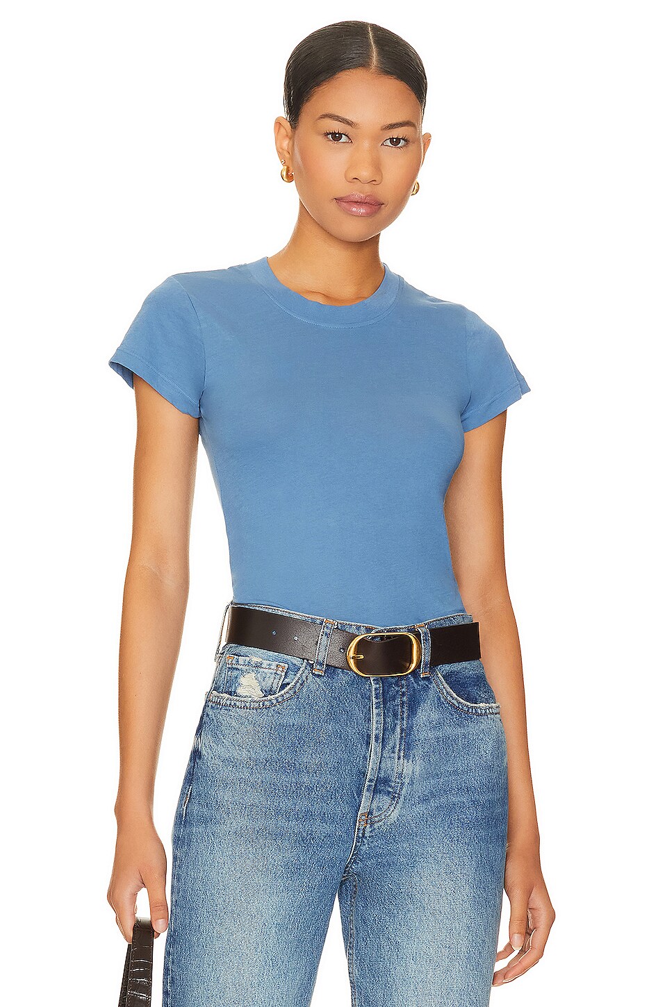 LA Made Crew Neck Tee in Bluestone | REVOLVE