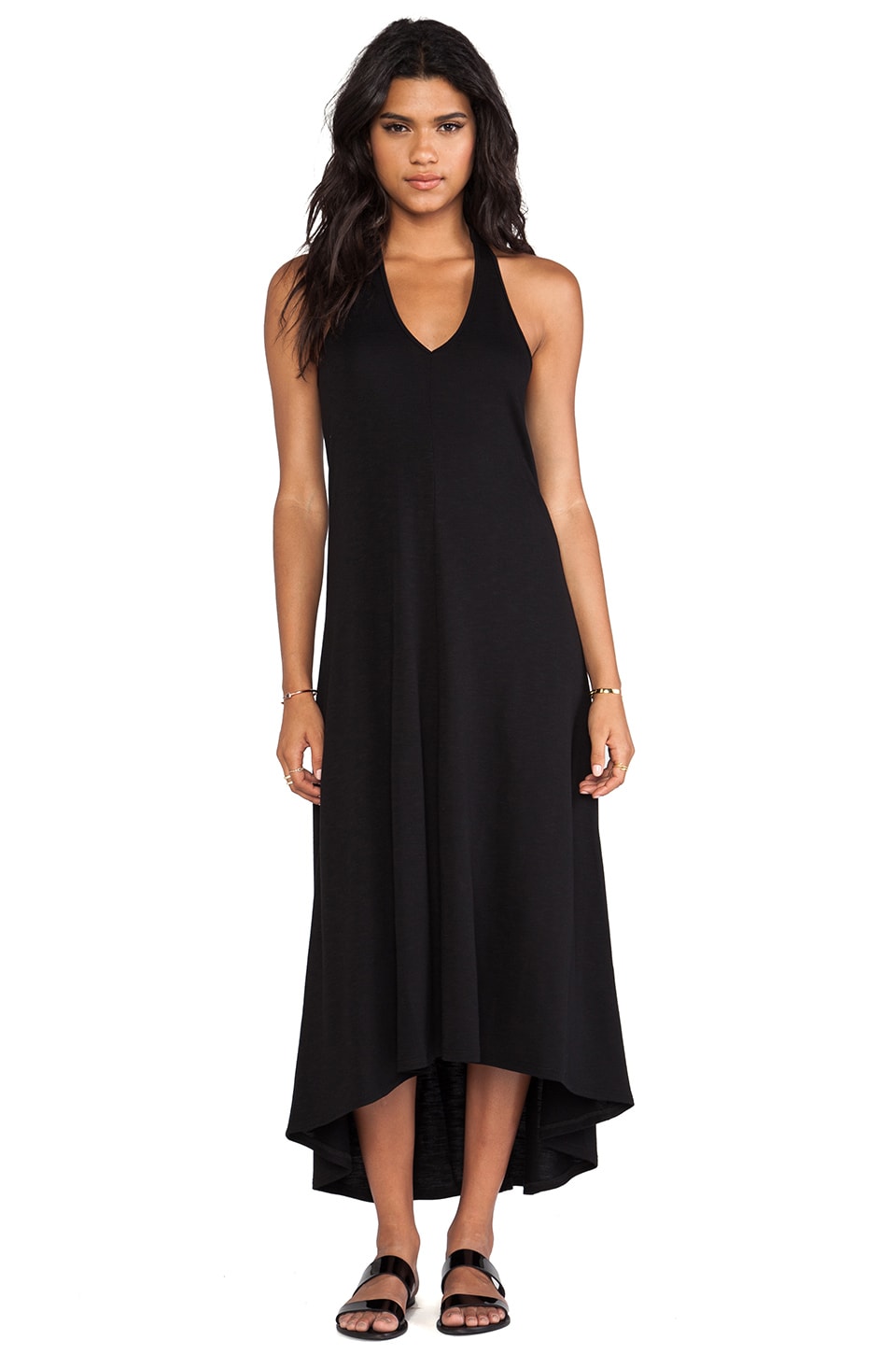 Lanston Hi Lo Maxi Dress in Black | REVOLVE