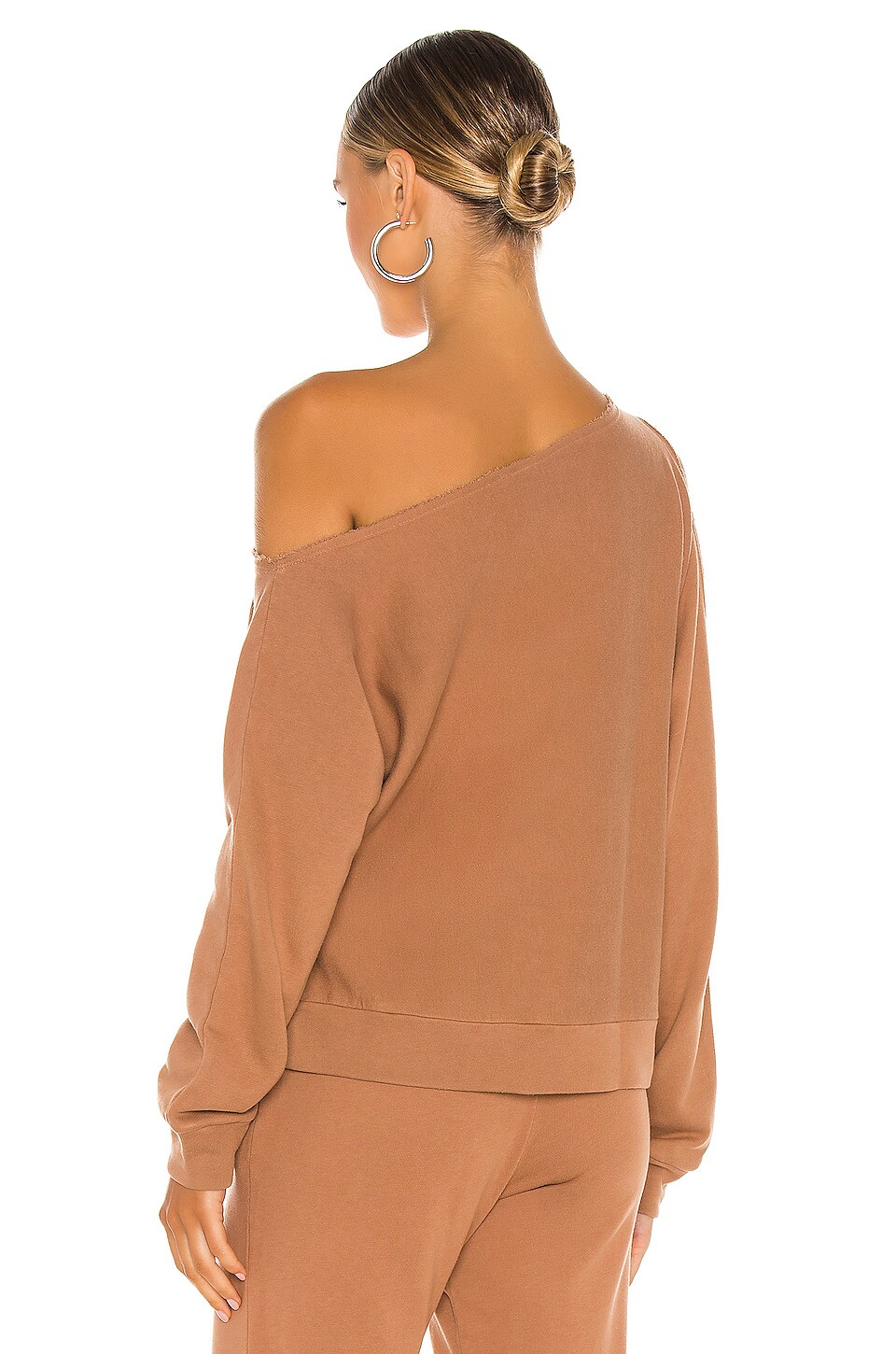 Lanston Porter One Shoulder Pullover in Camel | REVOLVE