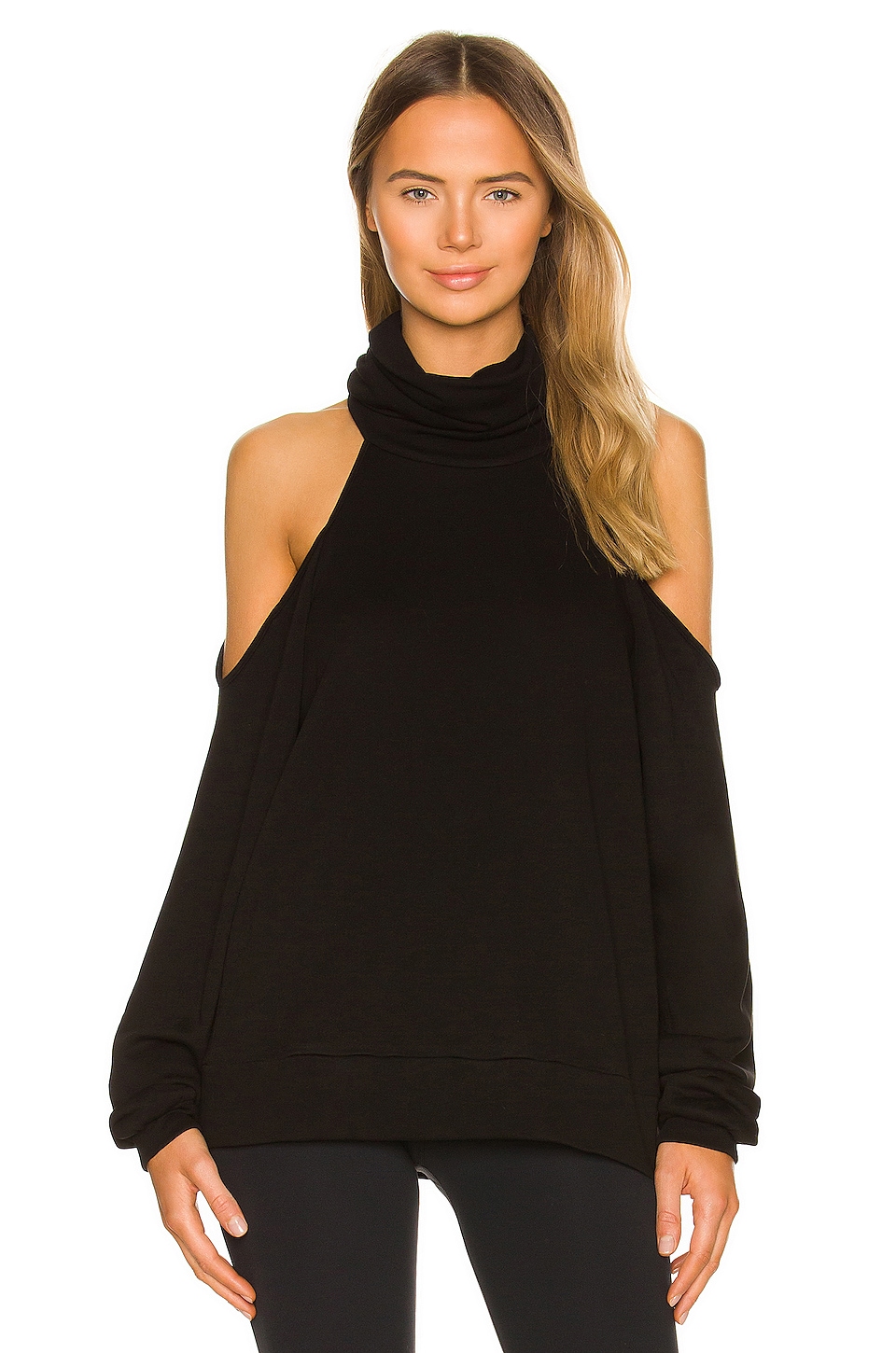 Lanston Porter Cold Shoulder Pullover in Black | REVOLVE