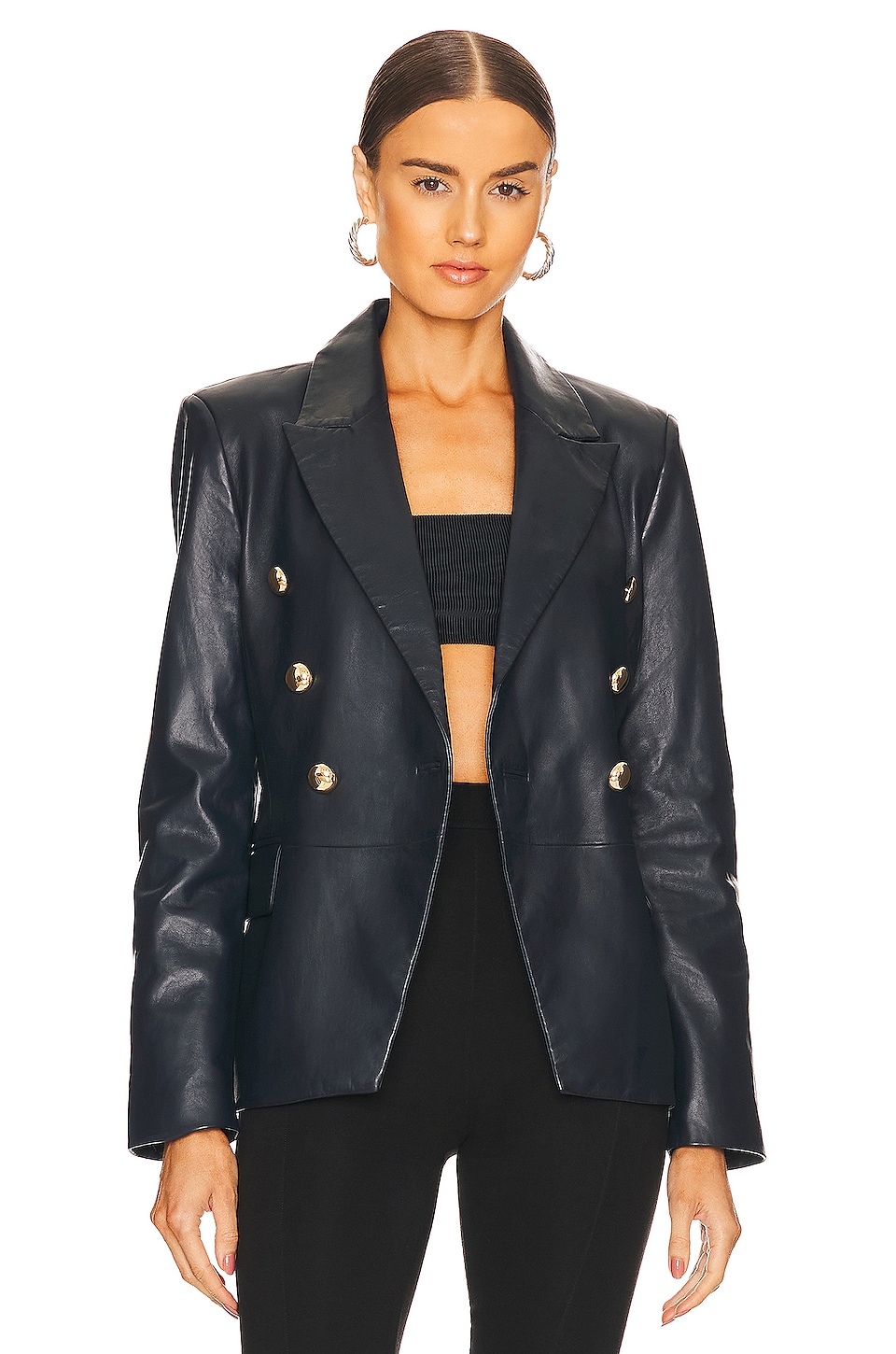 LAMARQUE x REVOLVE Catherine Double Breasted Blazer in Navy | REVOLVE