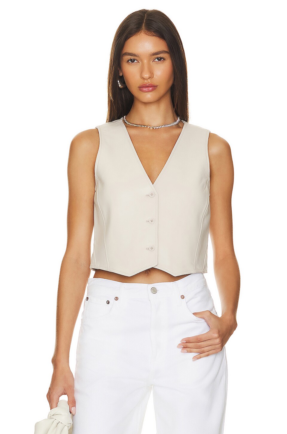 LAMARQUE Kallie Vest in Bone | REVOLVE