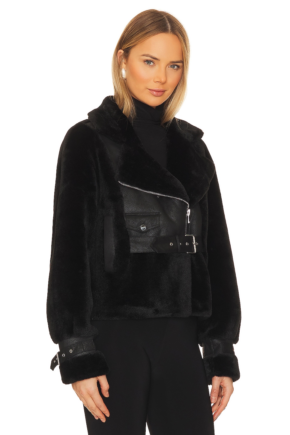 LAMARQUE Elody Jacket in Black | REVOLVE