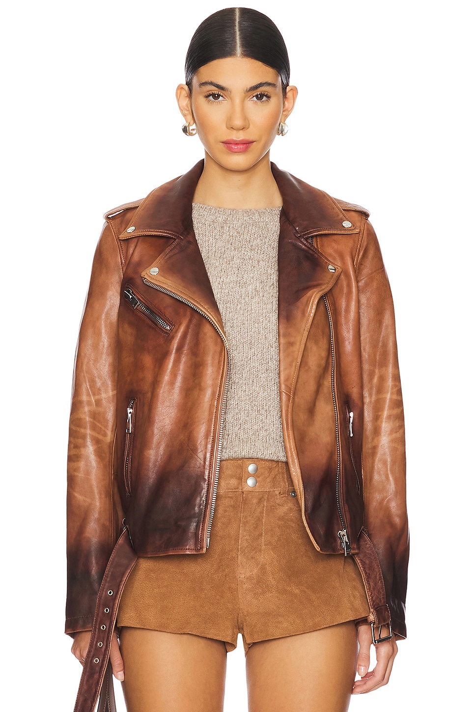 LAMARQUE Megumi Jacket in Almond Shadow | REVOLVE