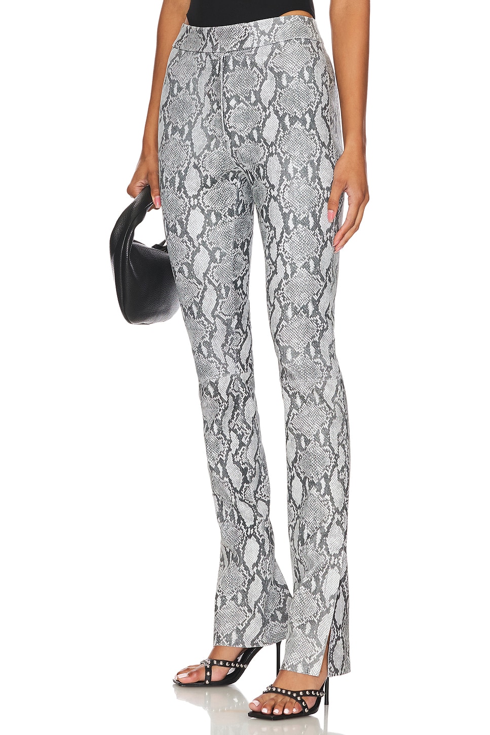 LAMARQUE Dawn Pant in Slate Snake Print | REVOLVE