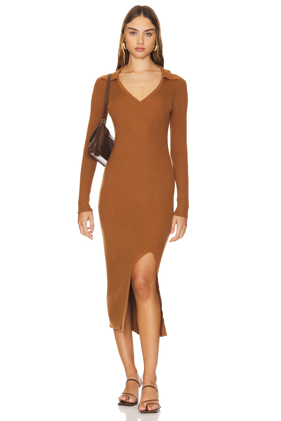 LBLC The Label Zoe Dress in Rust | REVOLVE