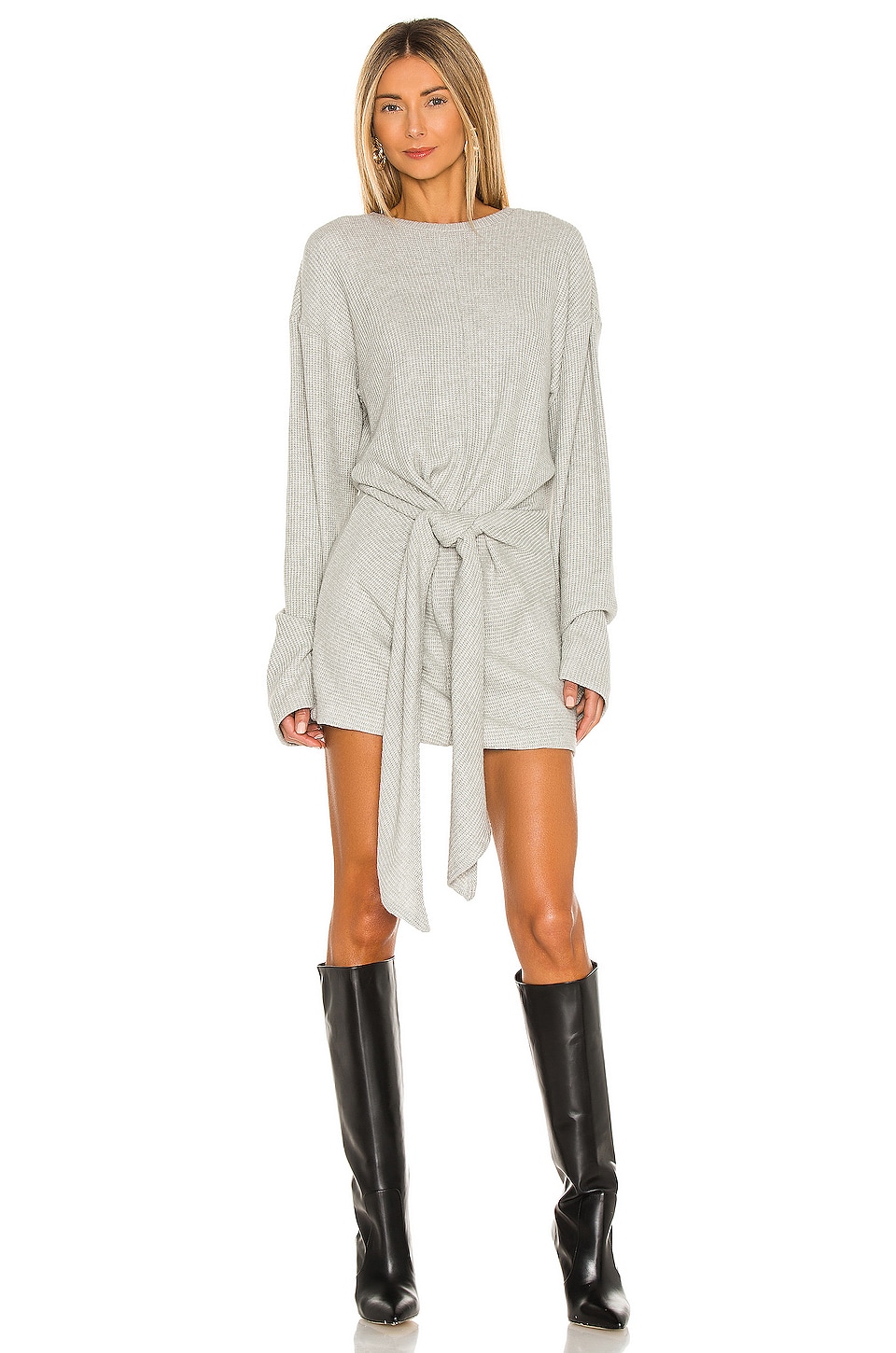 L'Academie Elliott Mini Dress in Gray | REVOLVE