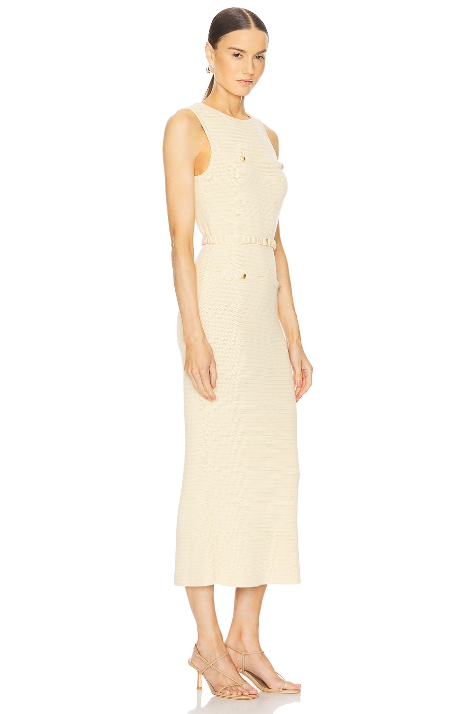 L'Academie by Marianna Eleanor Midi Dress in Butter Yellow | REVOLVE