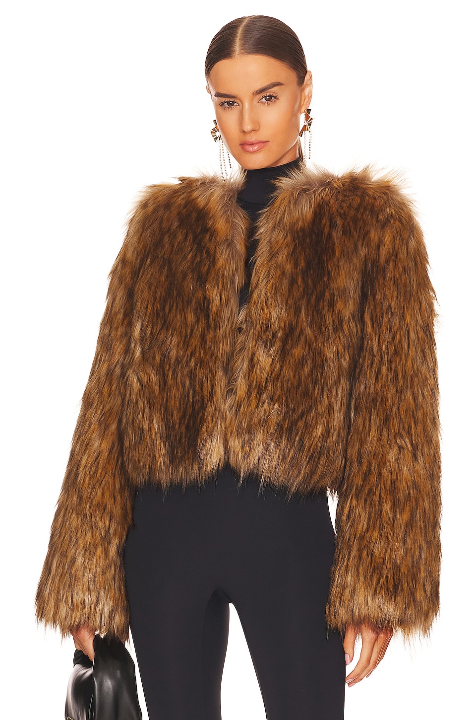 L'Academie Joley Coat in Natural Brown | REVOLVE
