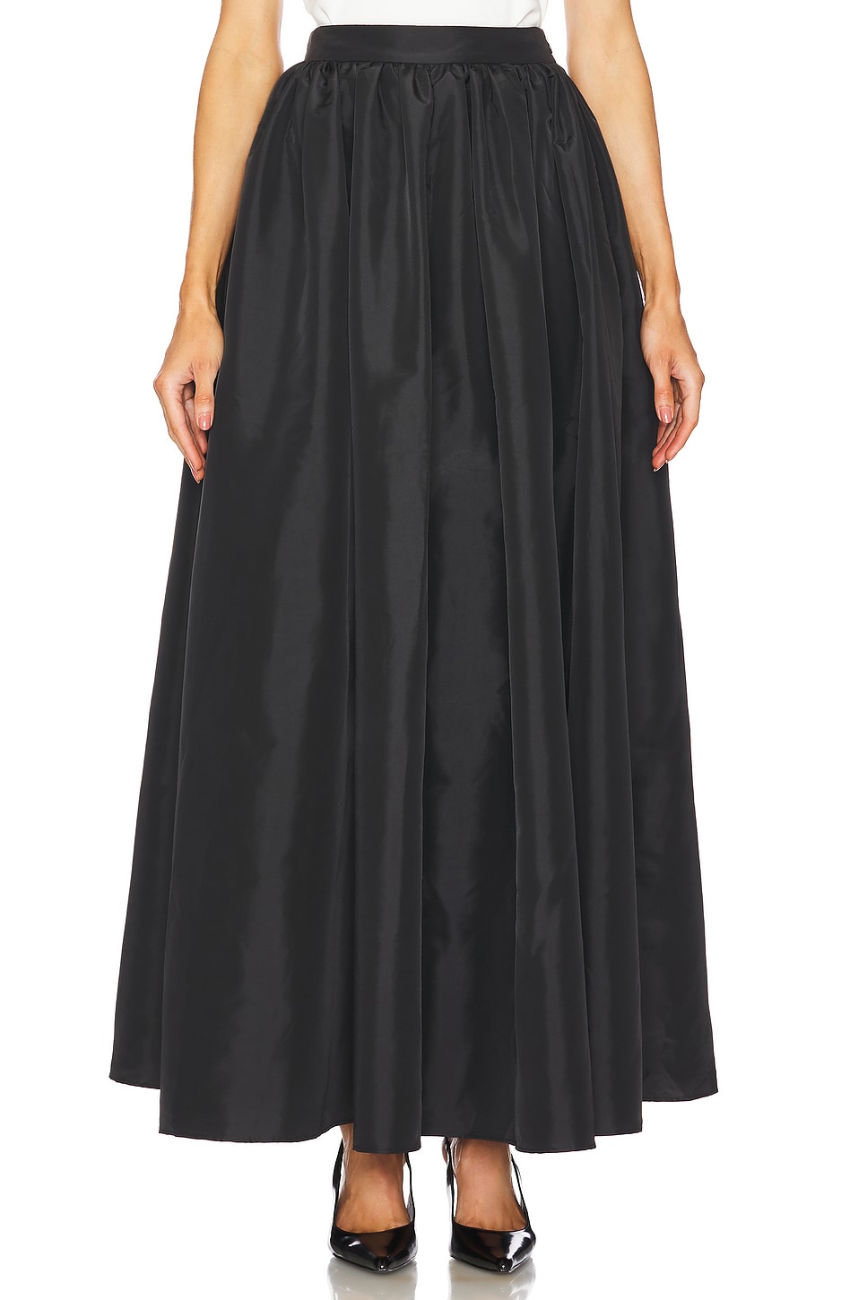 L'Academie Raelyn Maxi Skirt in Black | REVOLVE