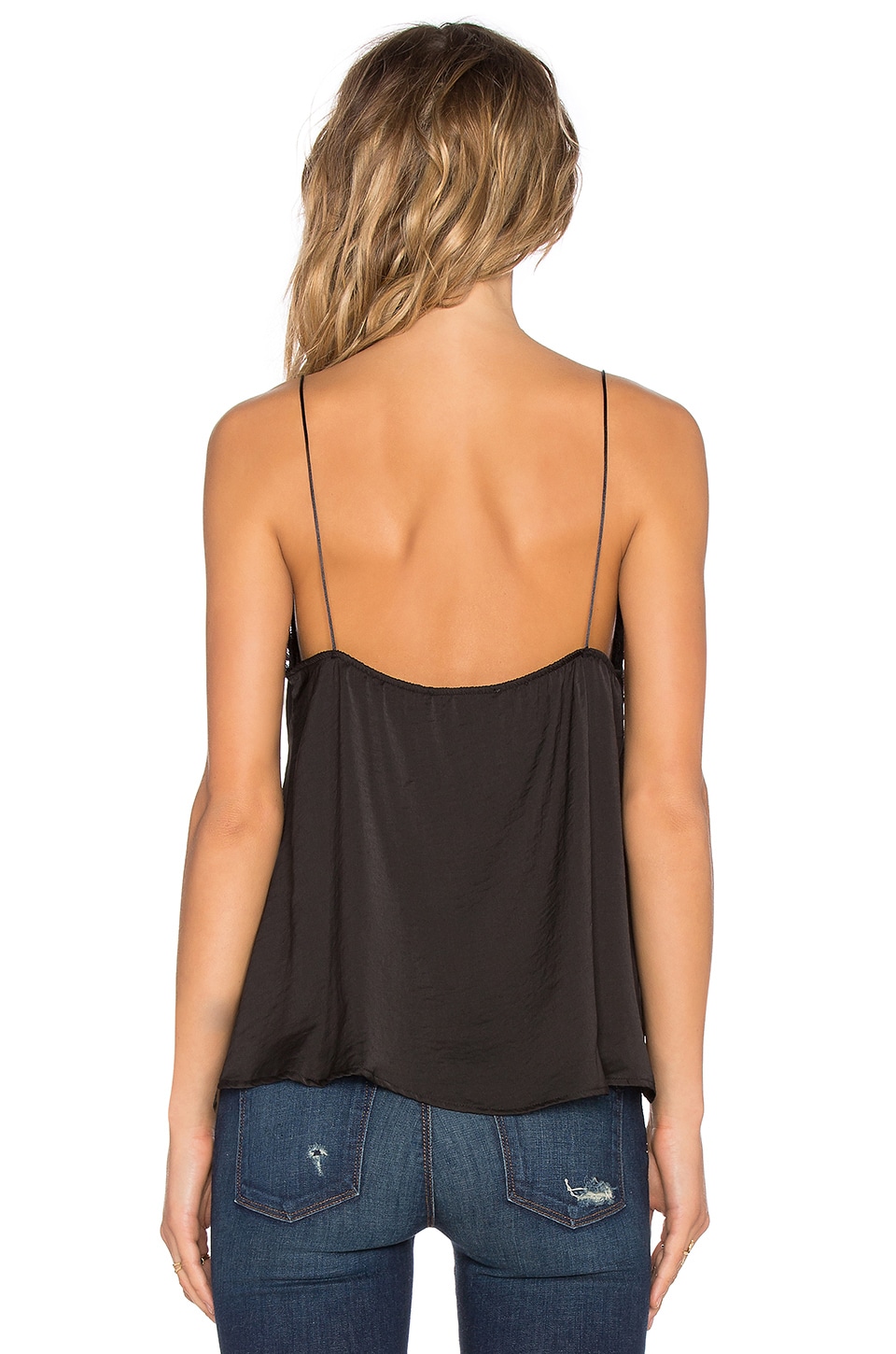 The LDRS Lace Detail Cami in Black | REVOLVE
