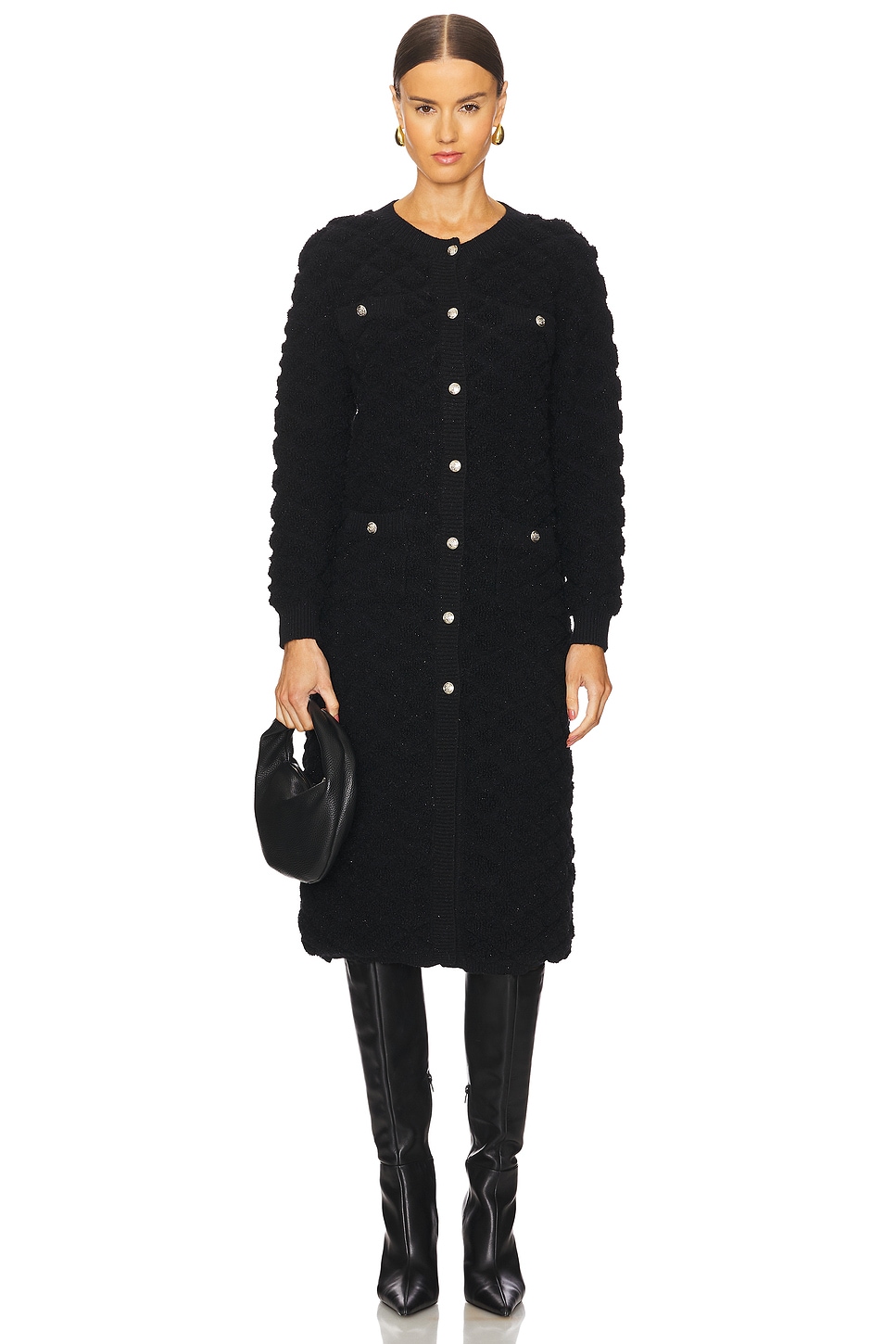 Line & Dot Collins Sweater in Black | REVOLVE