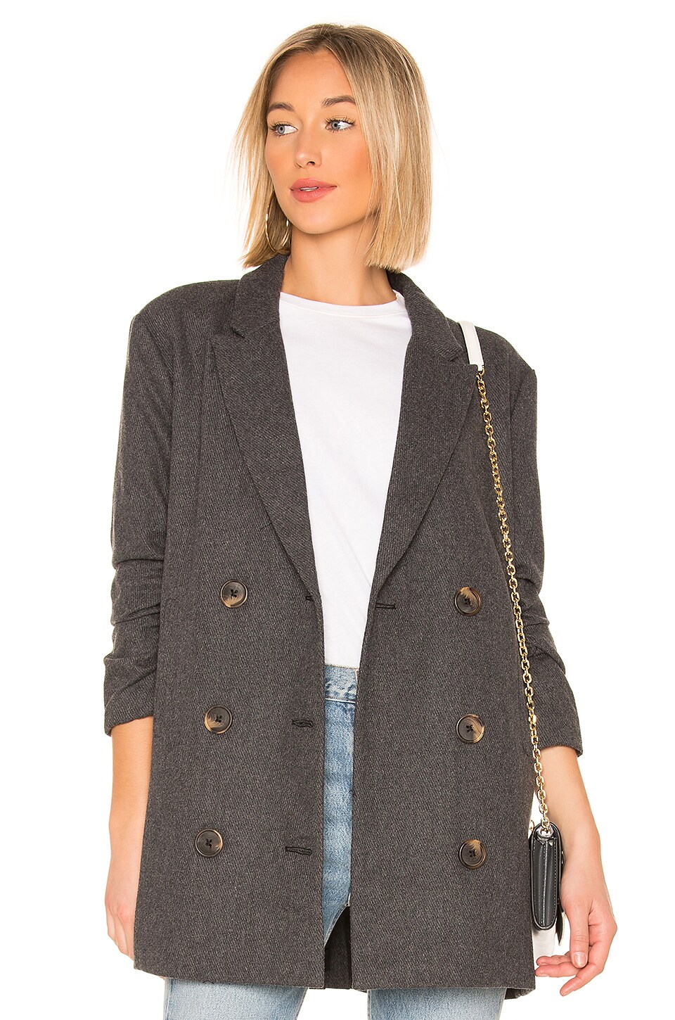 Line & Dot X REVOLVE Bon Jacket in Charcoal | REVOLVE