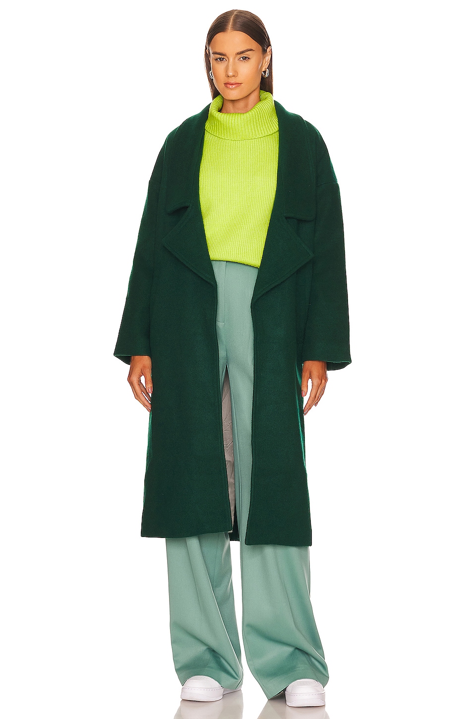 Line & Dot Ginger Jacket in Emerald | REVOLVE