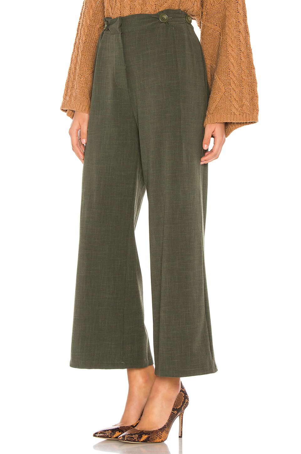 Line & Dot Poppy Pants in Olive | REVOLVE