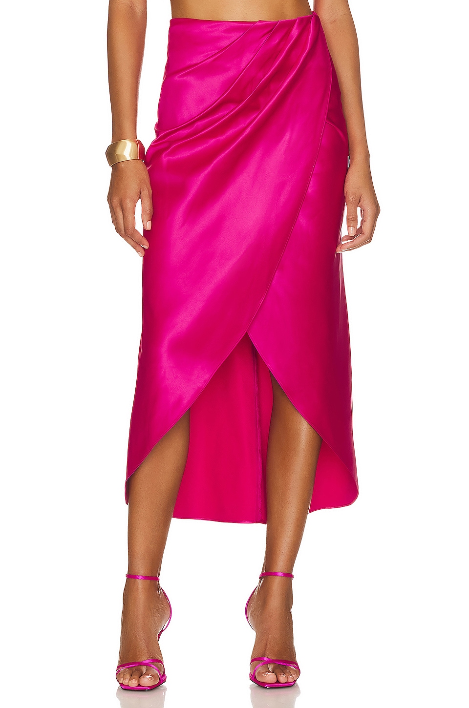 Line & Dot Lisa Skirt in Berry | REVOLVE