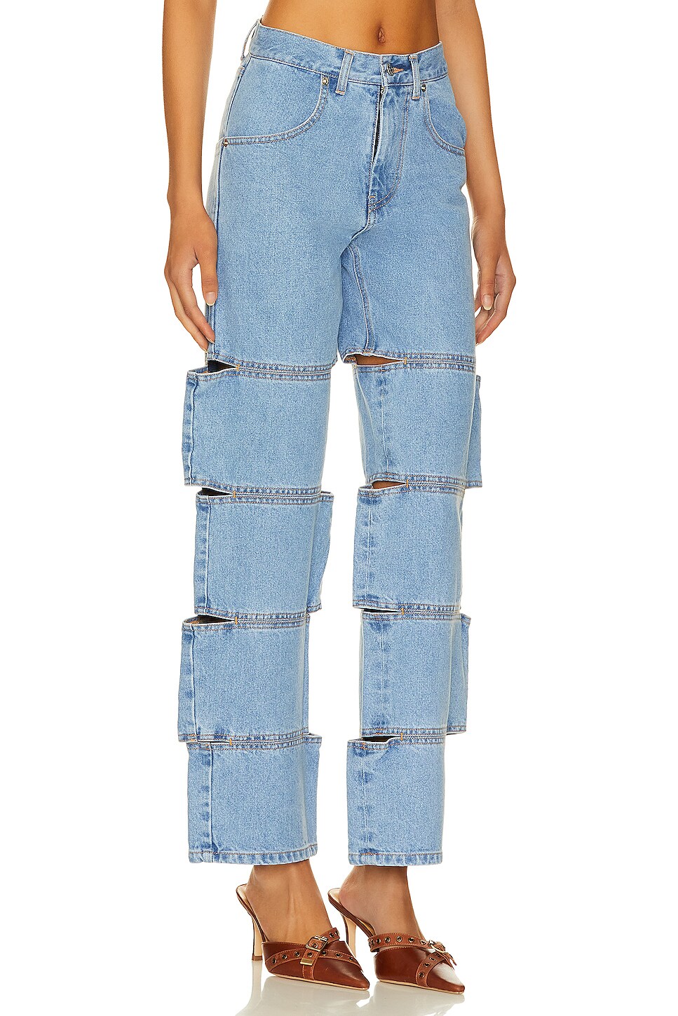 LEJE L Straight Leg in Blue | REVOLVE