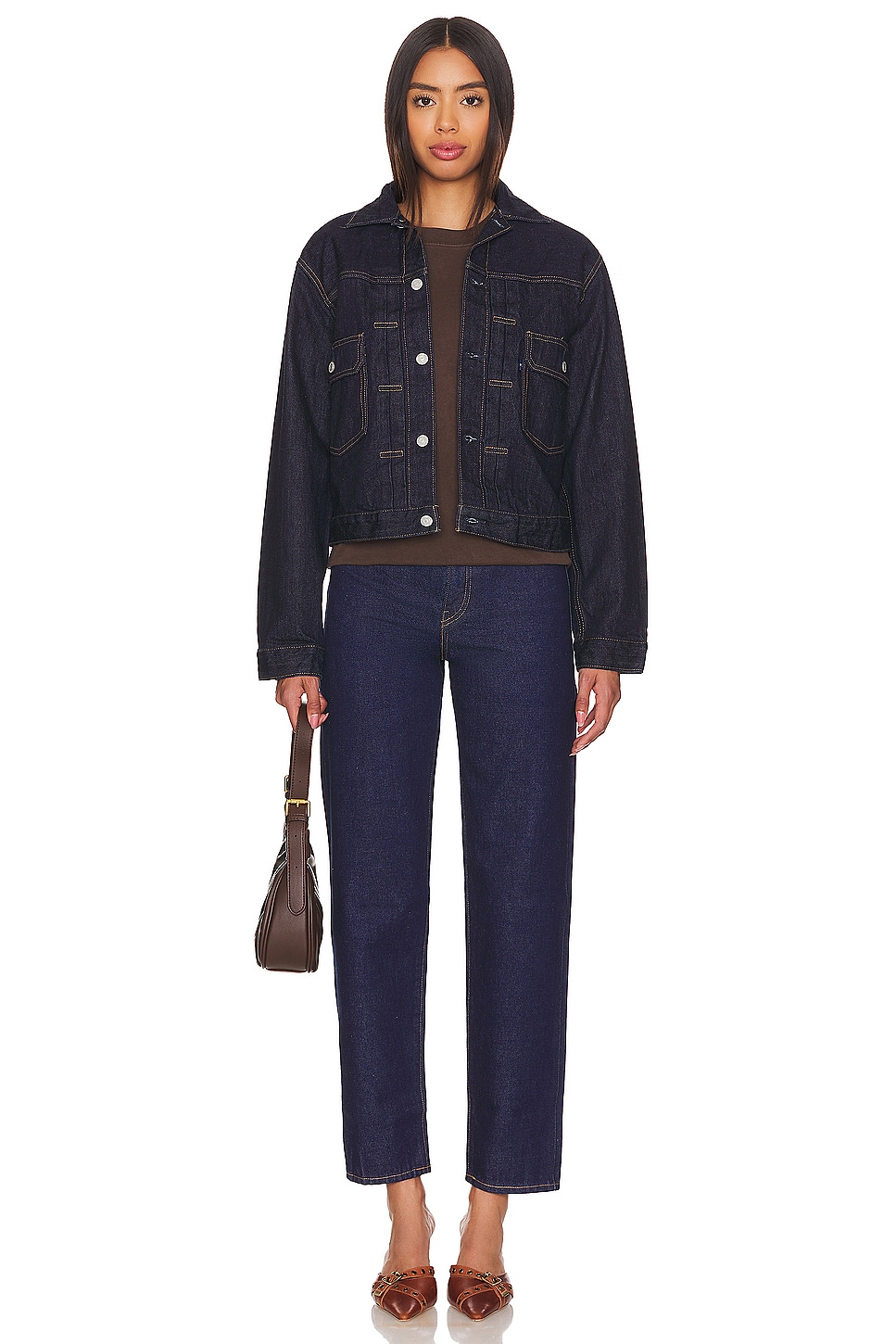 LEVI'S MIJ Column Straight in Dark Rinse | REVOLVE
