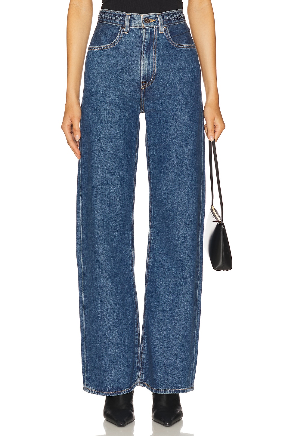 LEVI'S Ribcage Wide Leg Braided Jeans in Big Yikes | REVOLVE