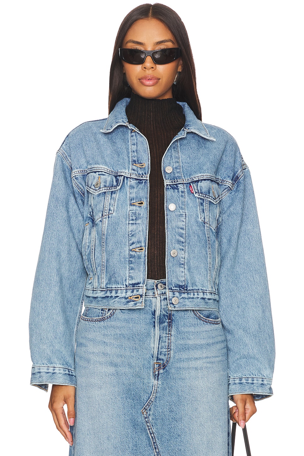 LEVI'S Shrunken 90s Trucker in Strange Encounter | REVOLVE