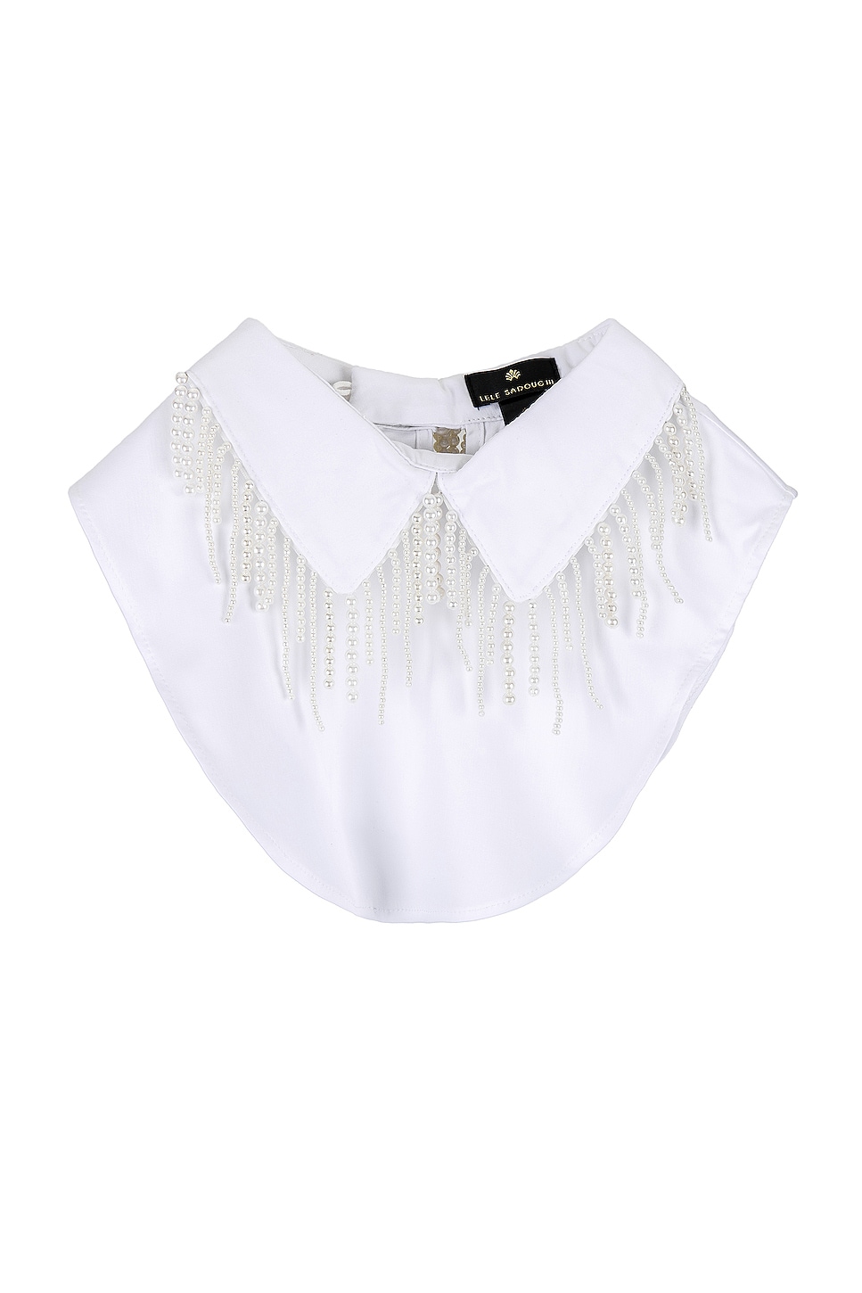 Lele Sadoughi Pearl Drip Collar in White | REVOLVE