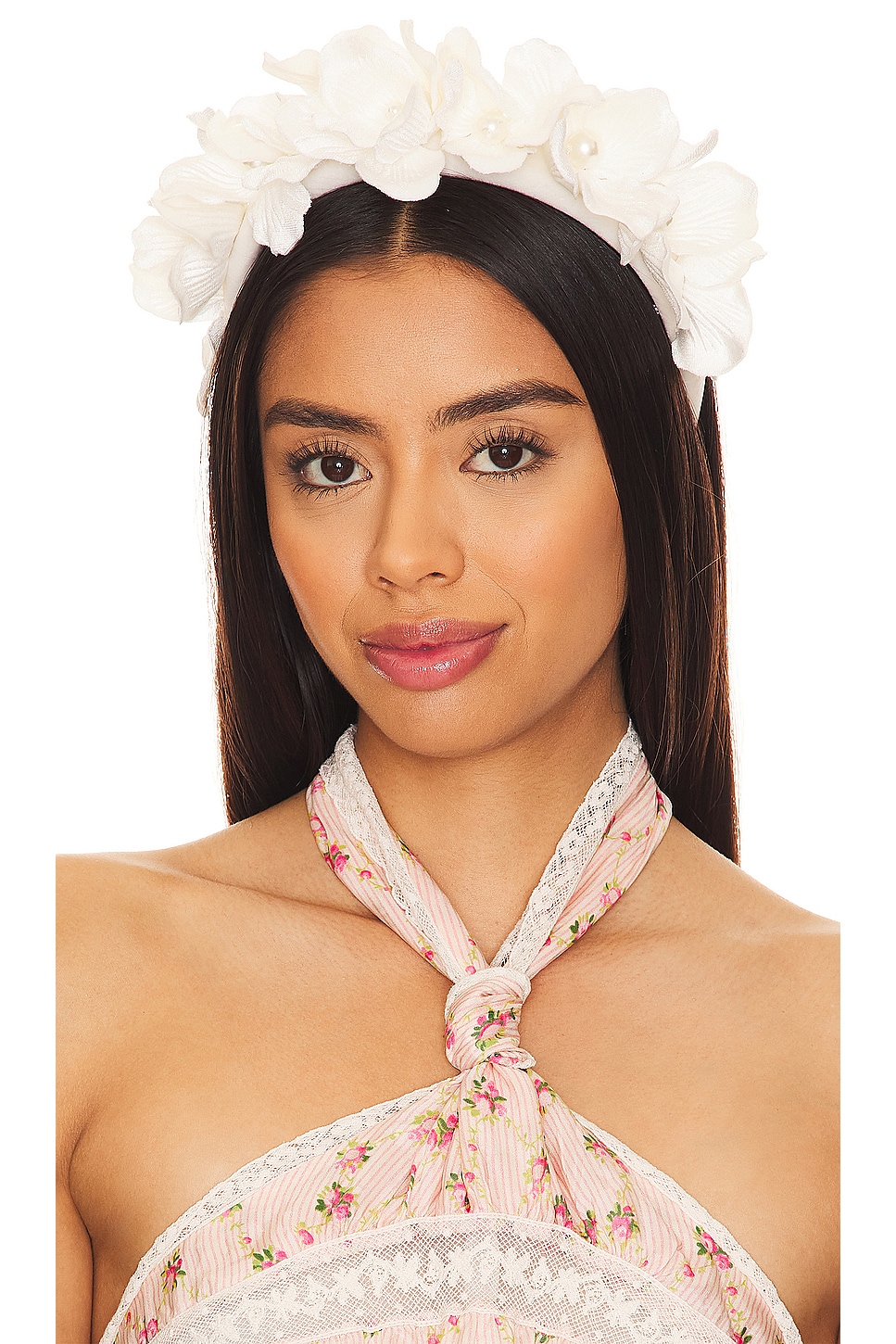 Lele Sadoughi Magnolia Headband in Ivory | REVOLVE