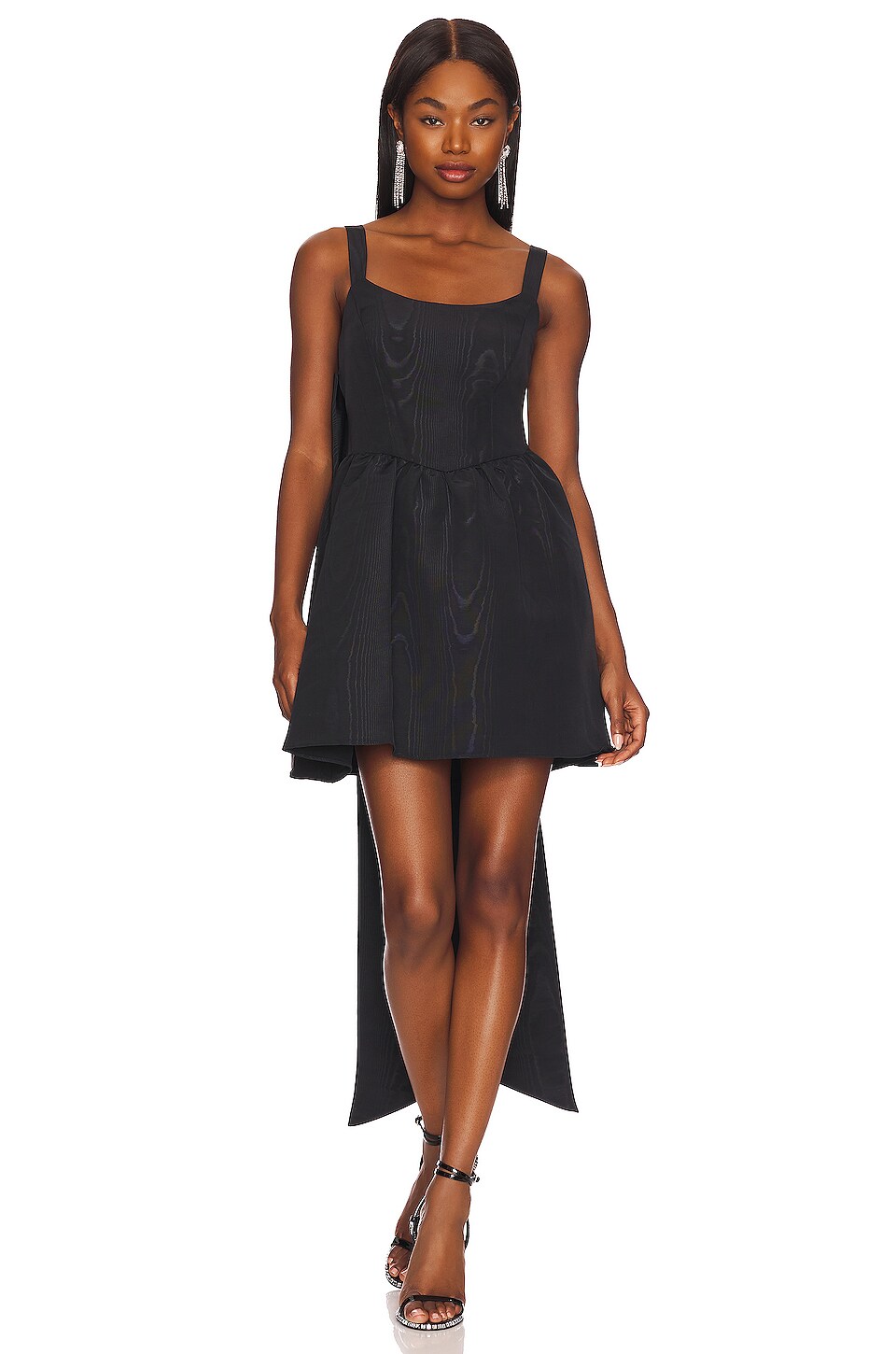 LoveShackFancy Spin Dress in Black | REVOLVE