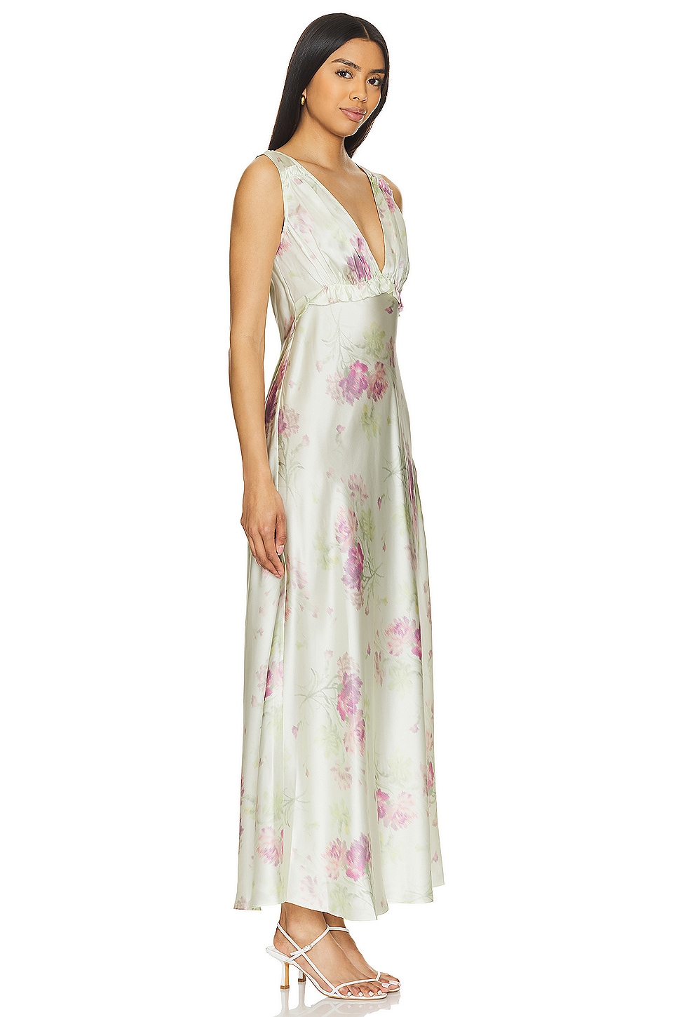 LoveShackFancy Suniva Dress in Peachy Sage | REVOLVE