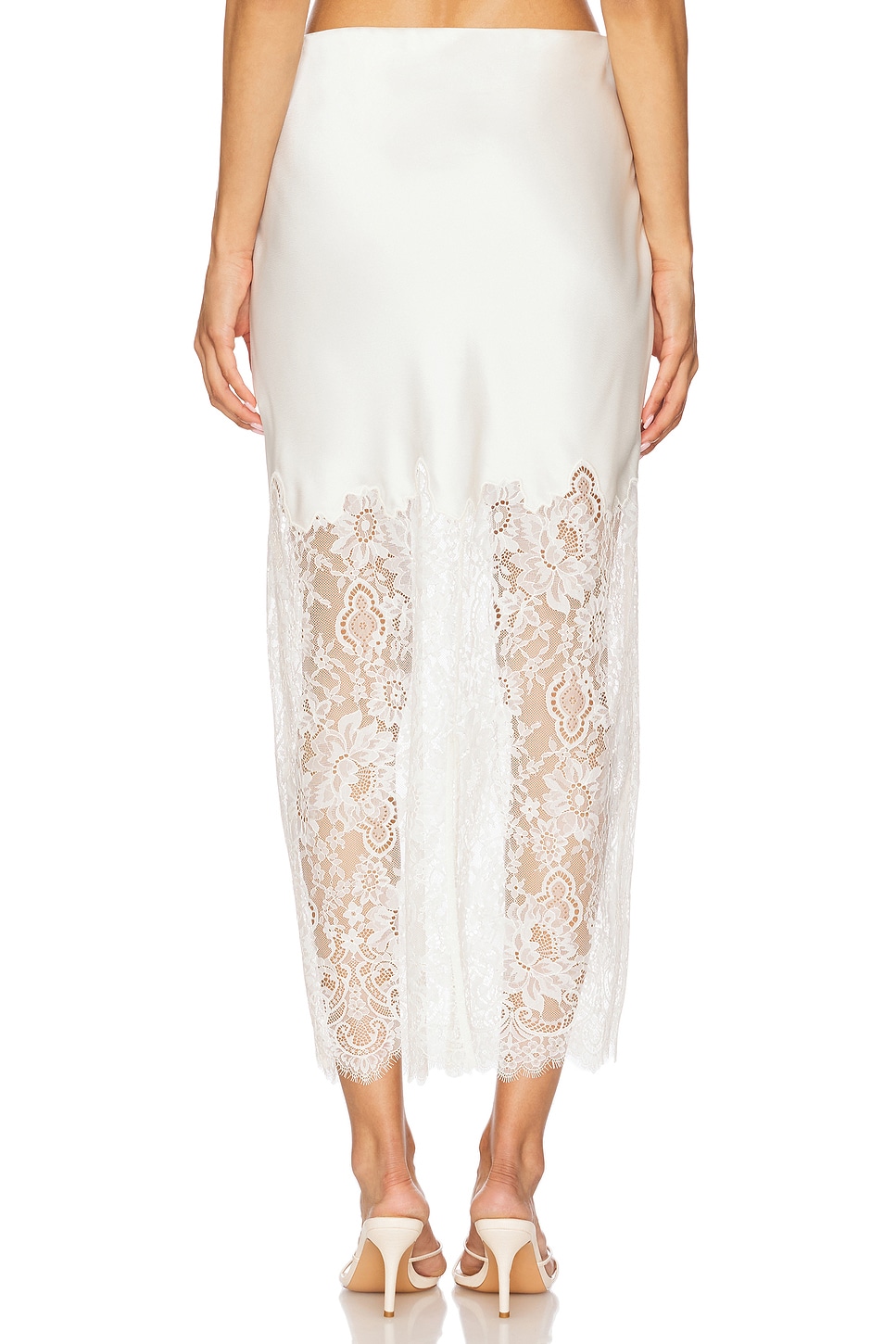 LoveShackFancy Ilene Skirt in Sugar Buff | REVOLVE