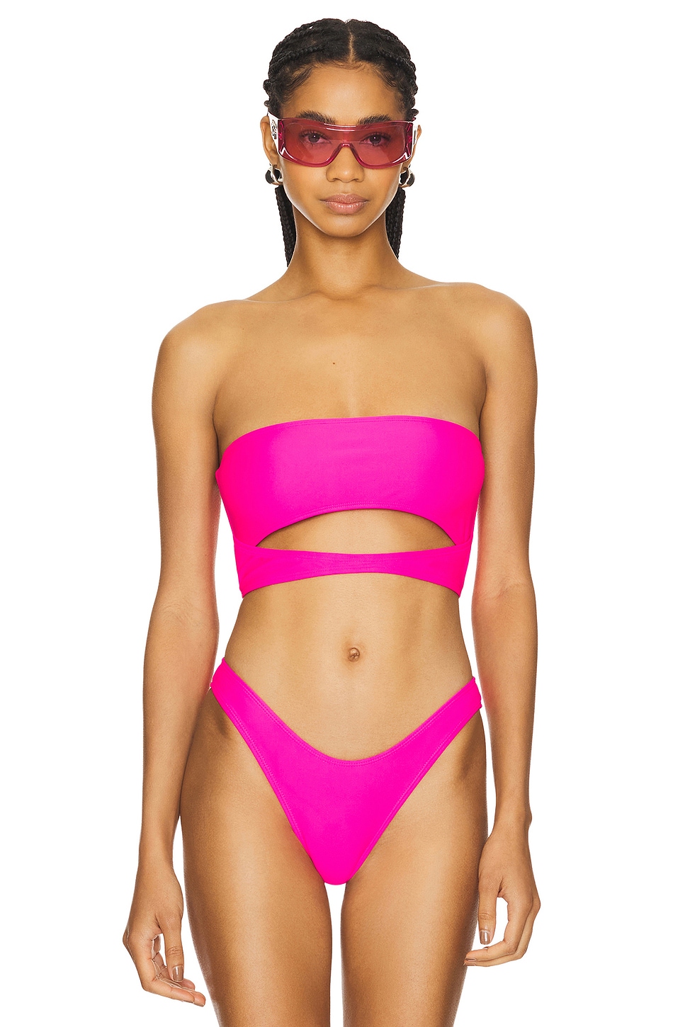 lovewave The Xenia Top in Hot Pink | REVOLVE