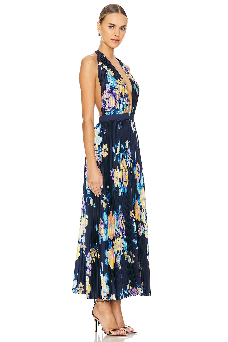 L'IDEE Moderniste Gown in Nuite Garden | REVOLVE