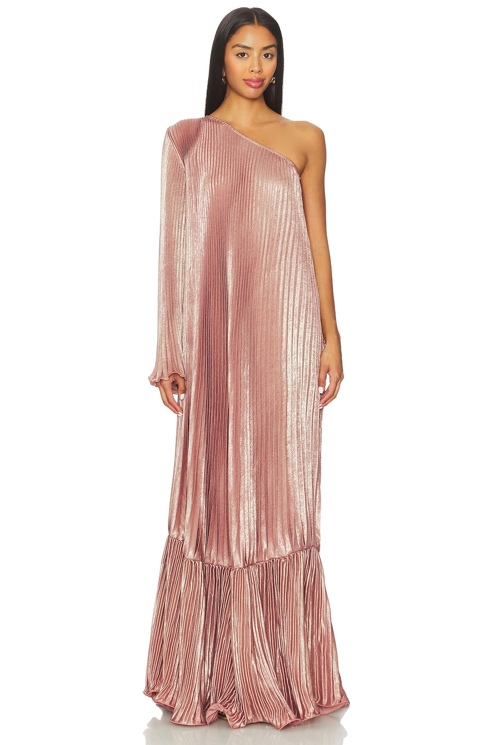 L'IDEE Mozart Gown in Rose Quartz Shimmer | REVOLVE
