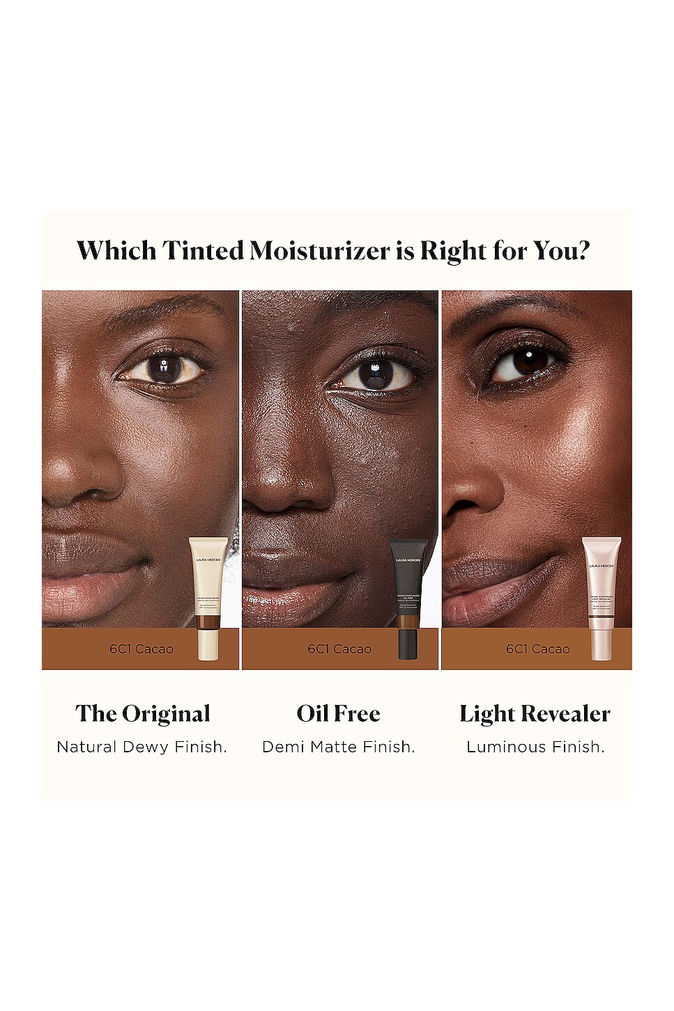 Laura Mercier Tinted Moisturizer Oil Free Natural Skin Perfector SPF 20 ...