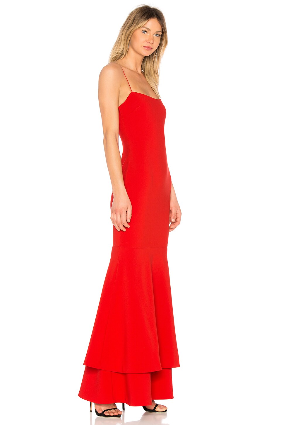 LIKELY Aurora Gown in Scarlet | REVOLVE