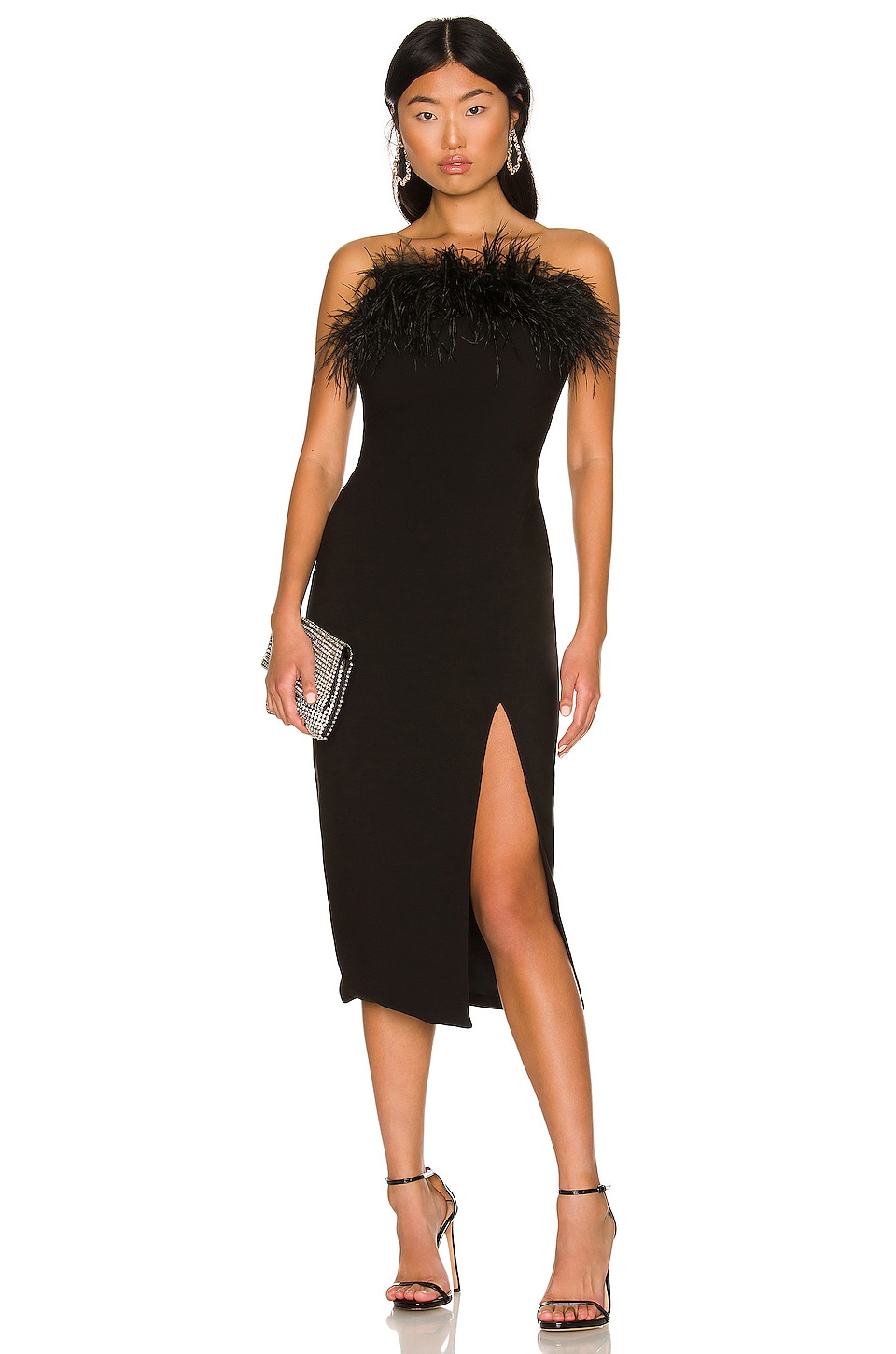 LIKELY Midi Desi Dress in Black | REVOLVE