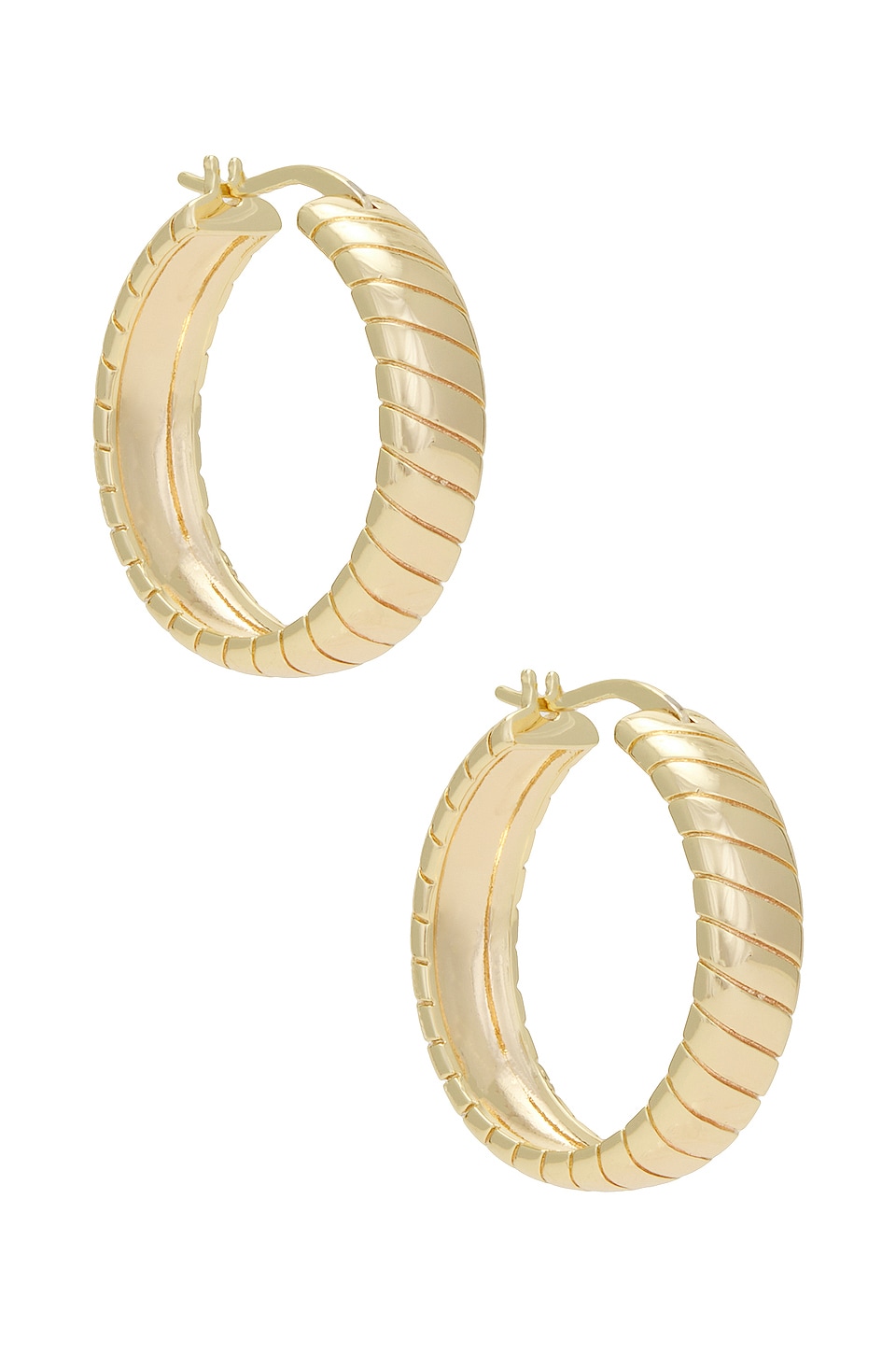 Lili Claspe Raissa Small Hoops in Gold | REVOLVE