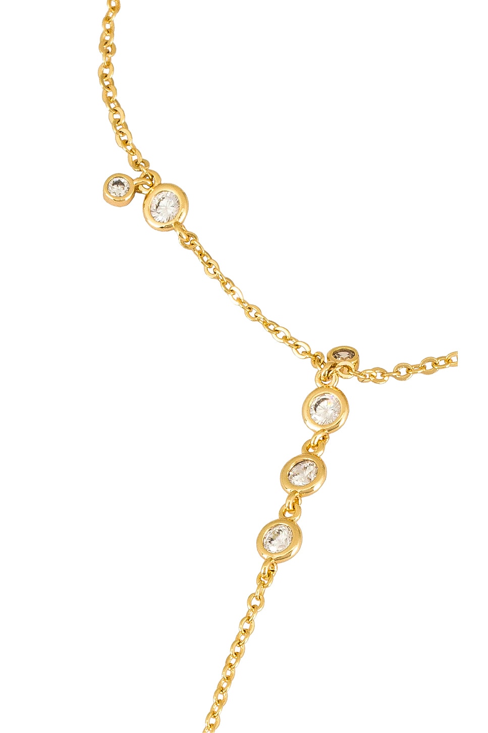 Lili Claspe Anais Hand Chain in Gold | REVOLVE