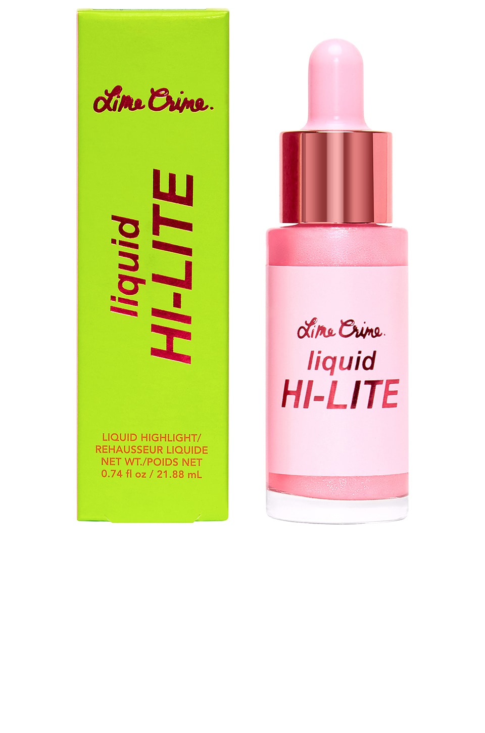 Lime Crime Liquid Hi-Lite Drops in Pink Glaze | REVOLVE