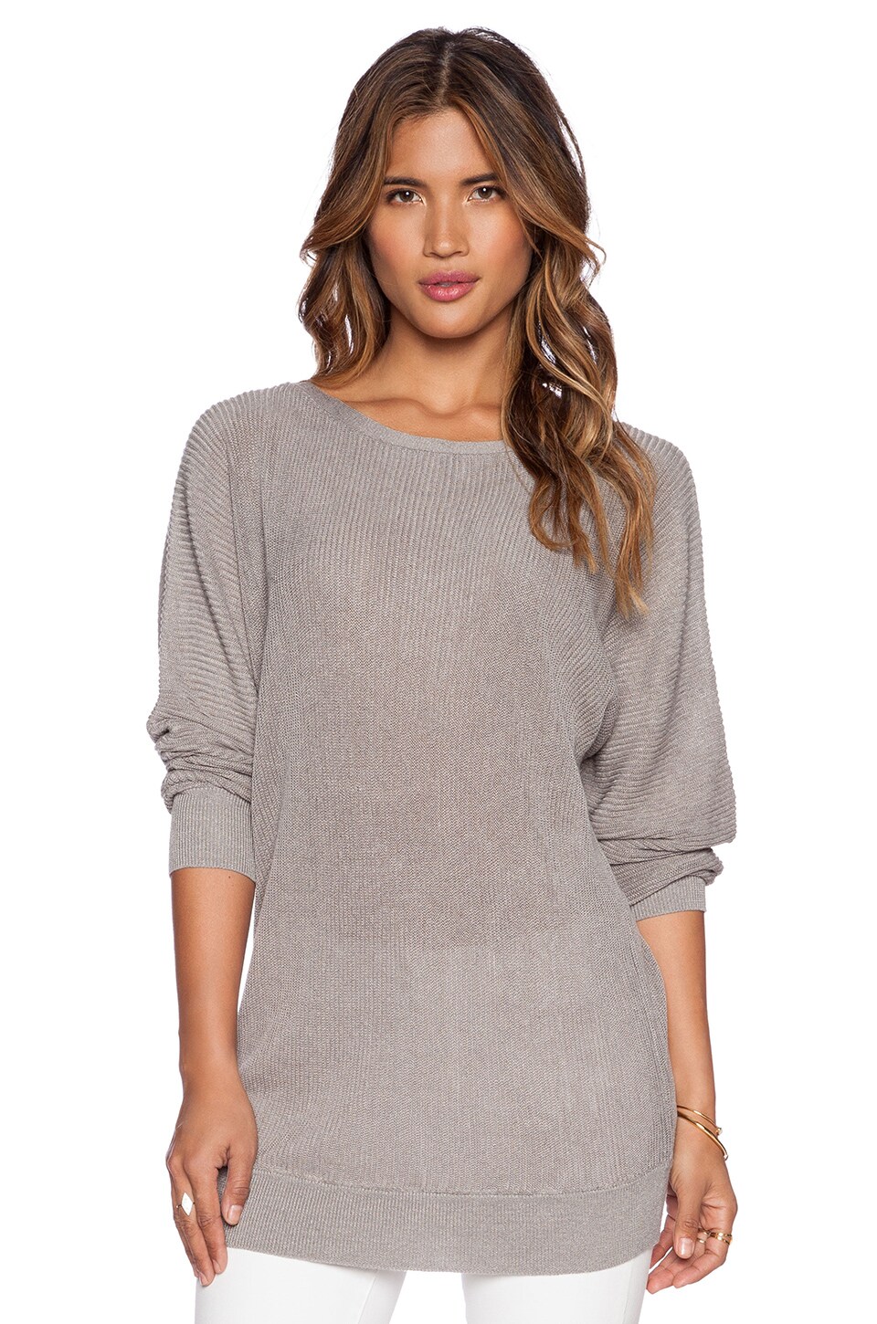 Line Spike Sweater in Stone | REVOLVE