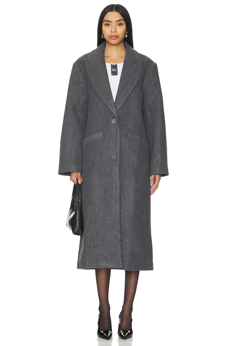 LIONESS Olsen Coat in Grey Marle | REVOLVE