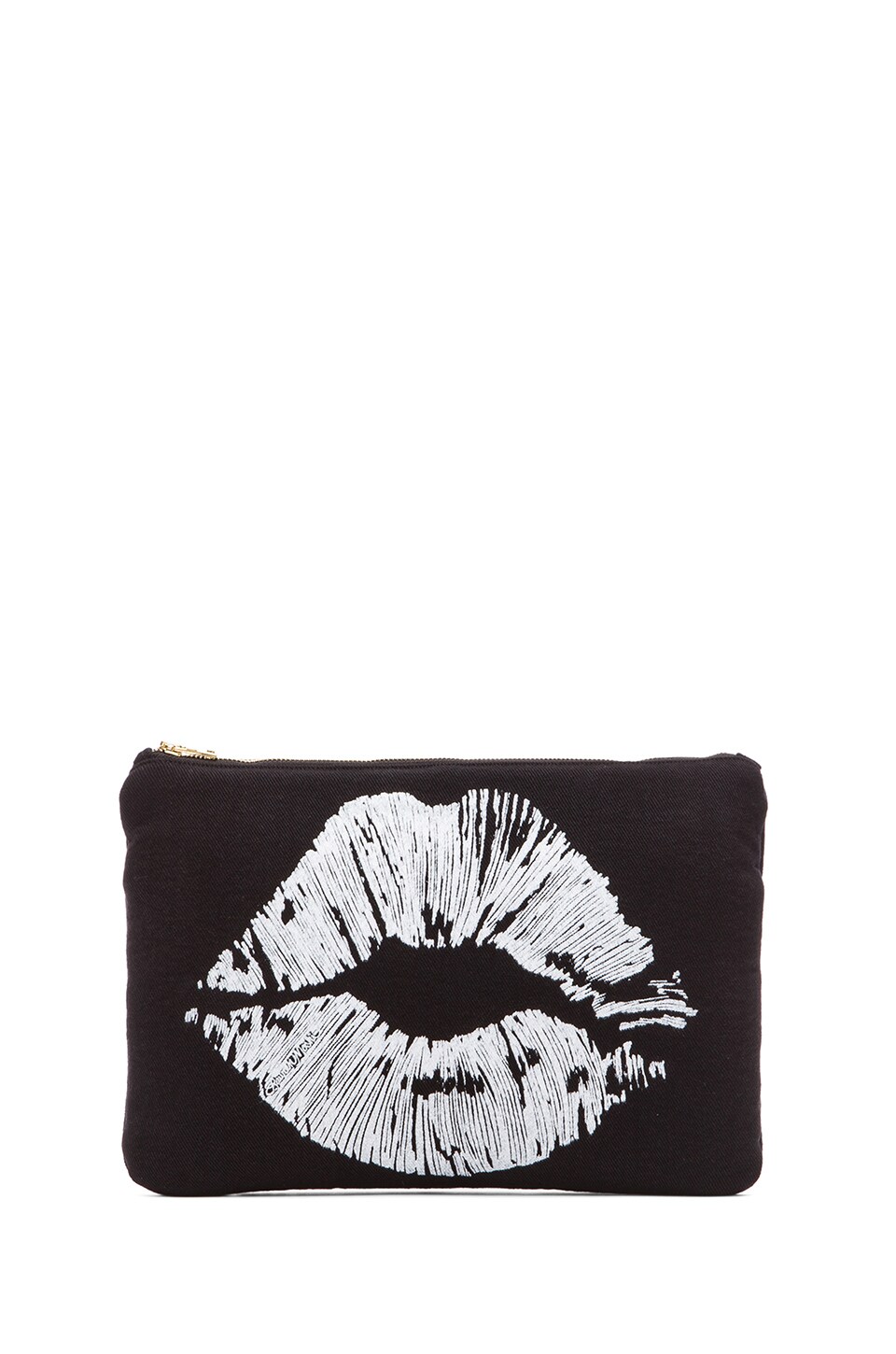 Lauren Moshi Lips Ipad Clutch in Black | REVOLVE