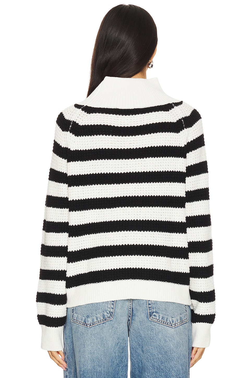 LNA Oscar Stripe Sweater in Black & White | REVOLVE