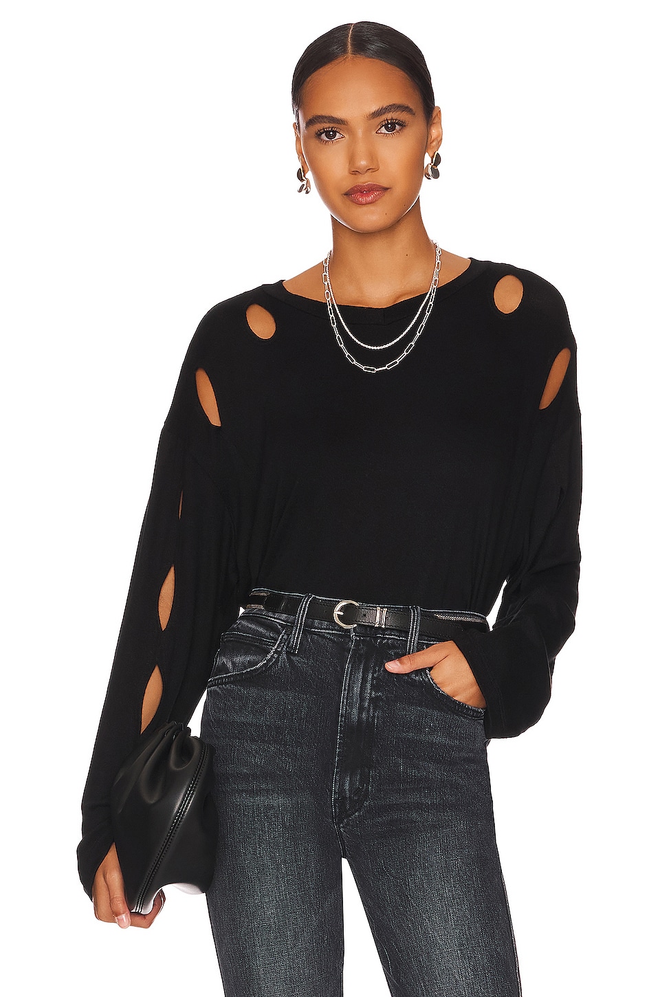 LNA Oona Top in Black | REVOLVE