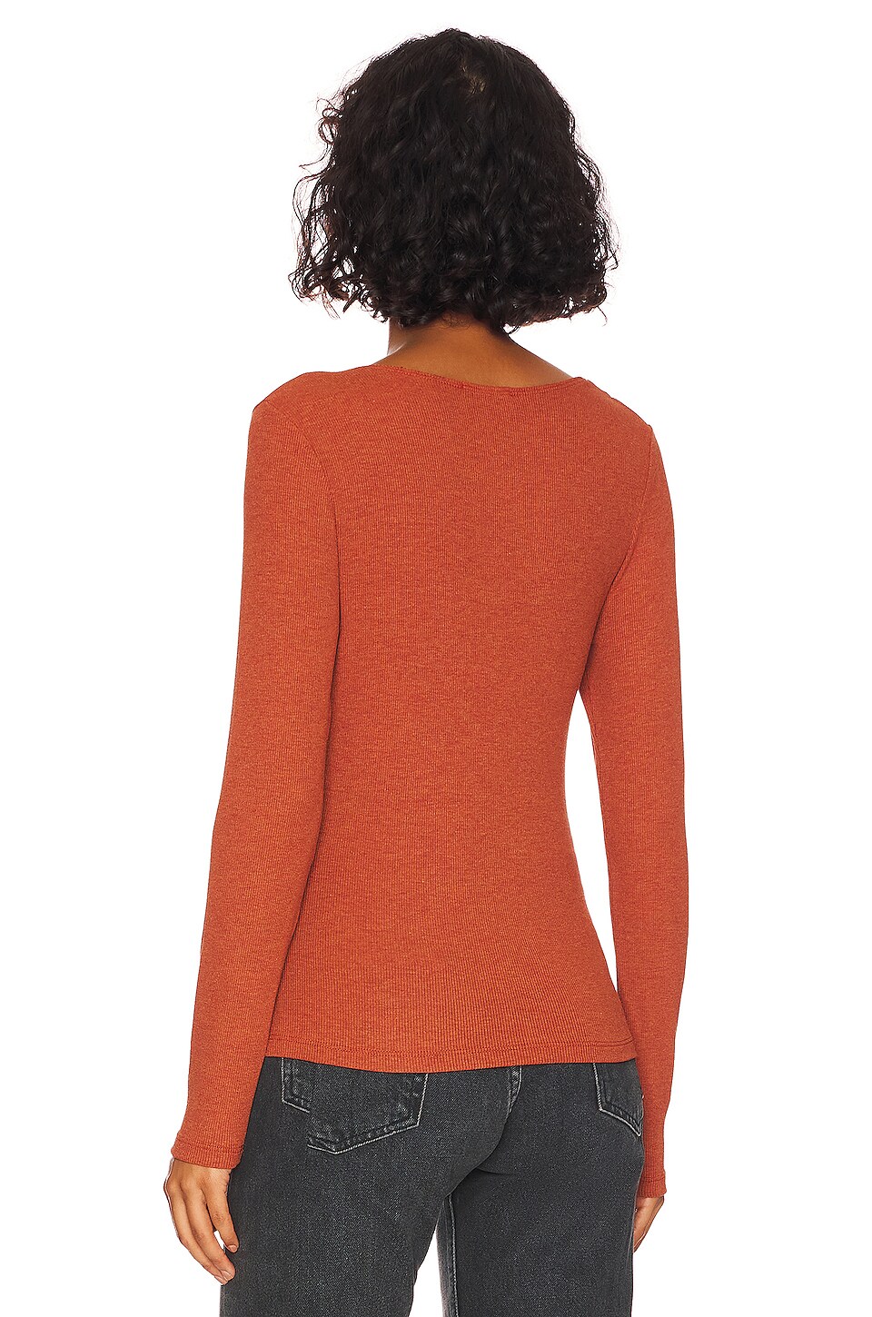 LNA Luan Rib Top in Cinnabar | REVOLVE
